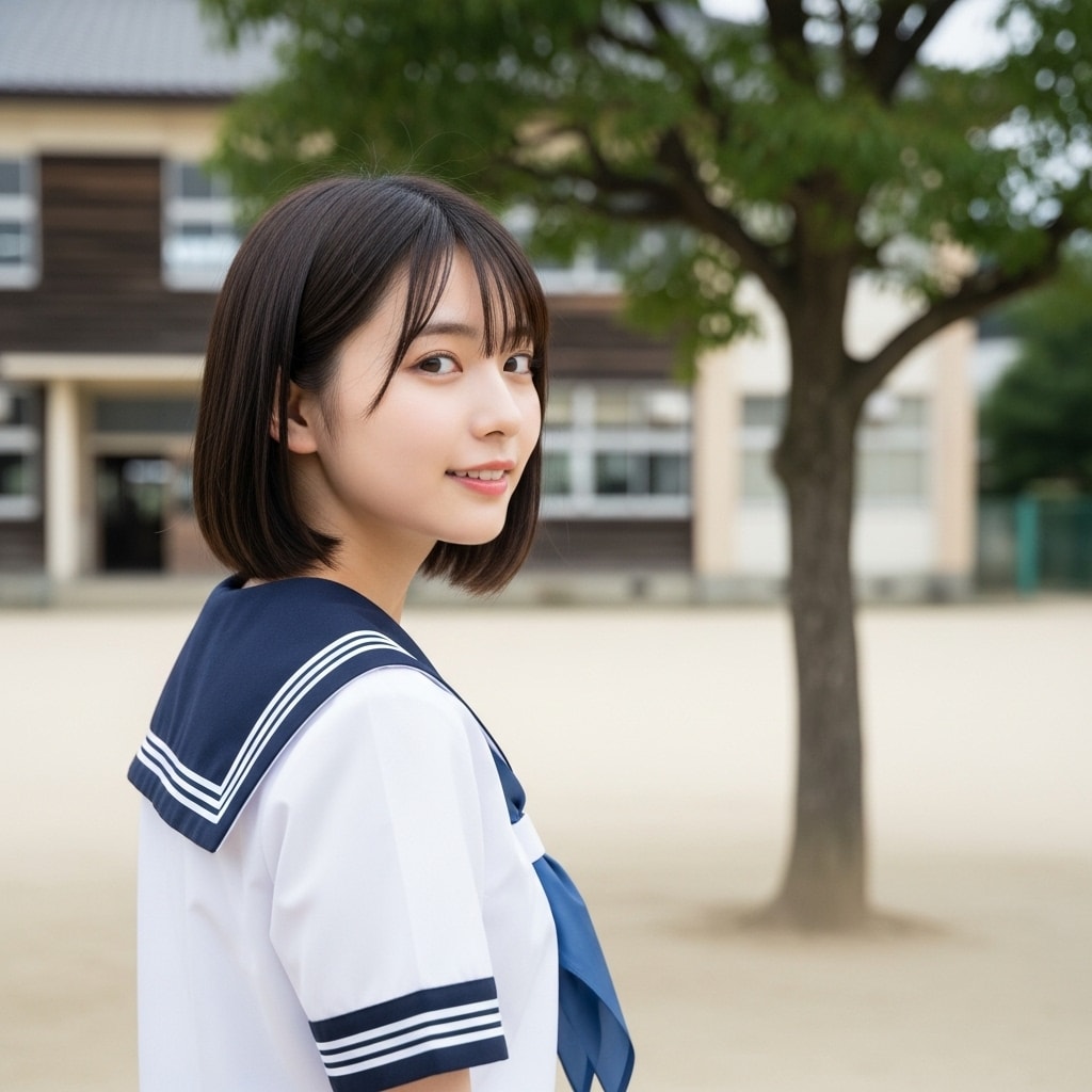 JK_Portrait_0908 | ちちぷいAIイラスト