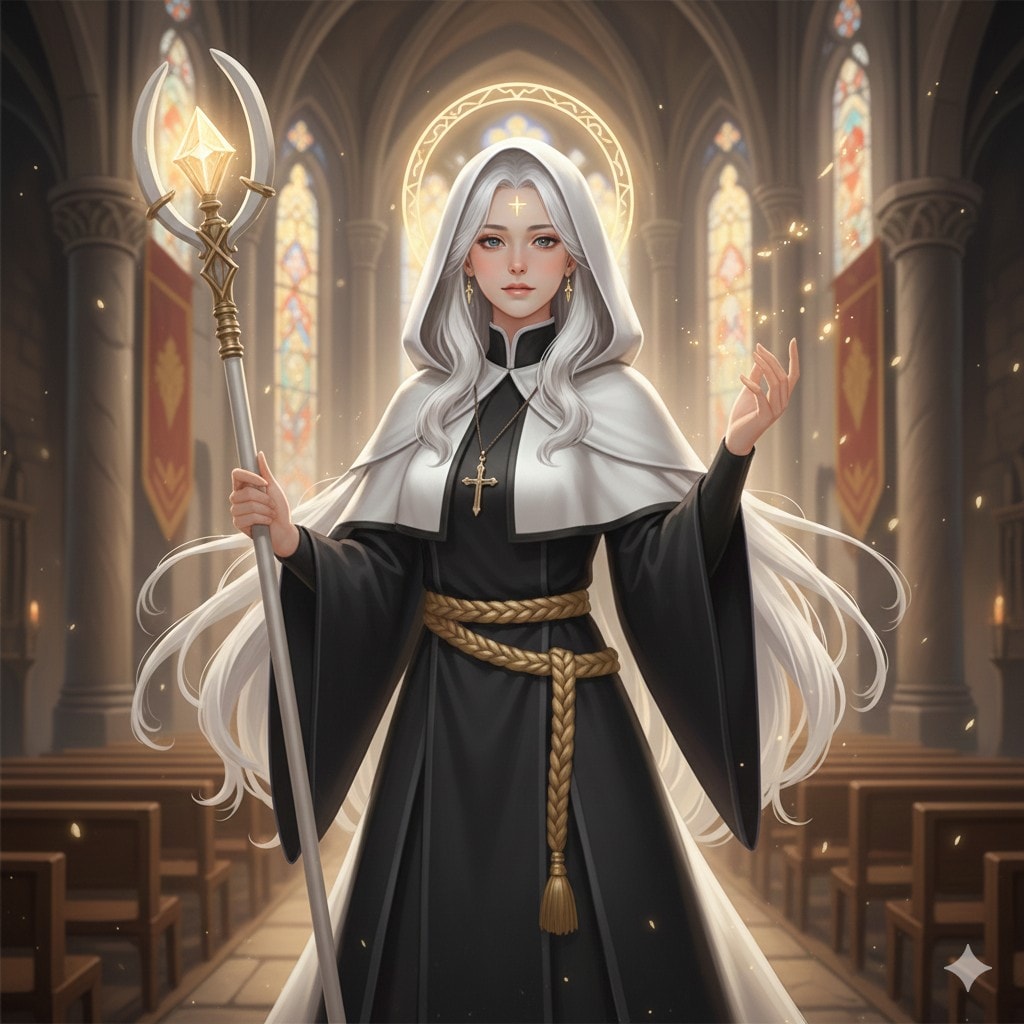 杖を持つジルリィ | chichi-pui（ちちぷい）AIイラスト専用の投稿＆生成サイト