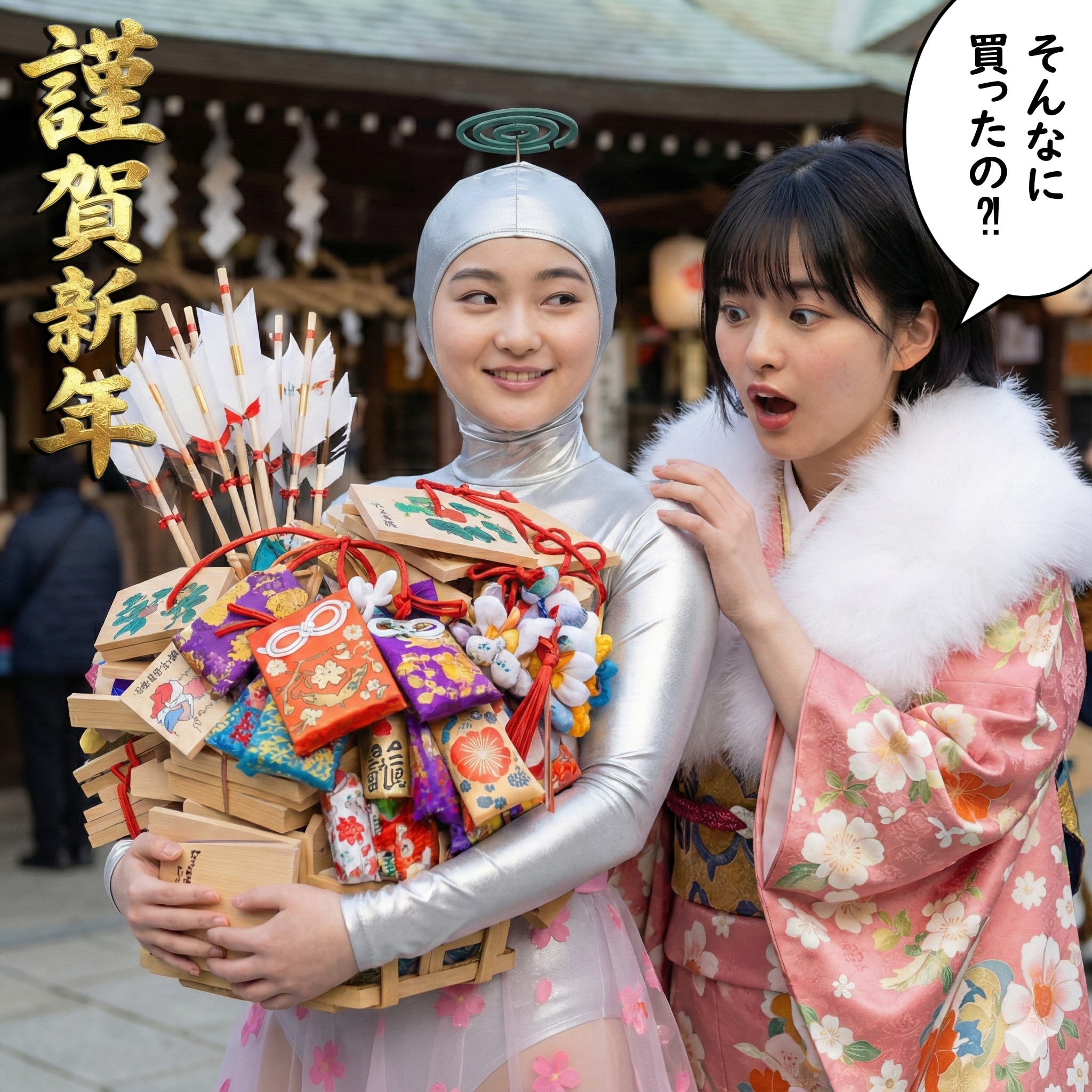 銀子の初詣 | chichi-pui（ちちぷい）AIグラビア・AIフォト専用の投稿＆生成サイト