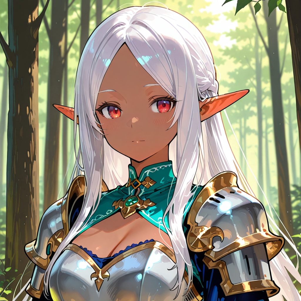 冒険に出かけるダークエルフをPHOENIXで生成してみた | chichi-pui（ちちぷい）AIイラスト専用の投稿＆生成サイト