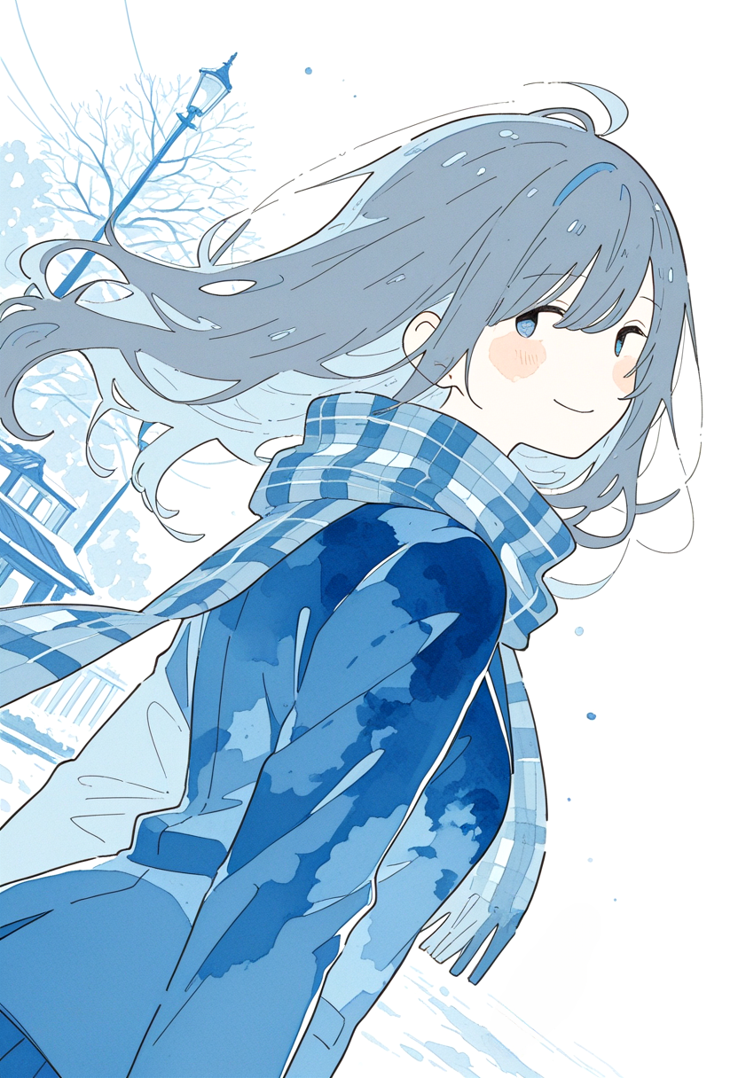 白の冬 | chichi-pui（ちちぷい）AIイラスト専用の投稿＆生成サイト