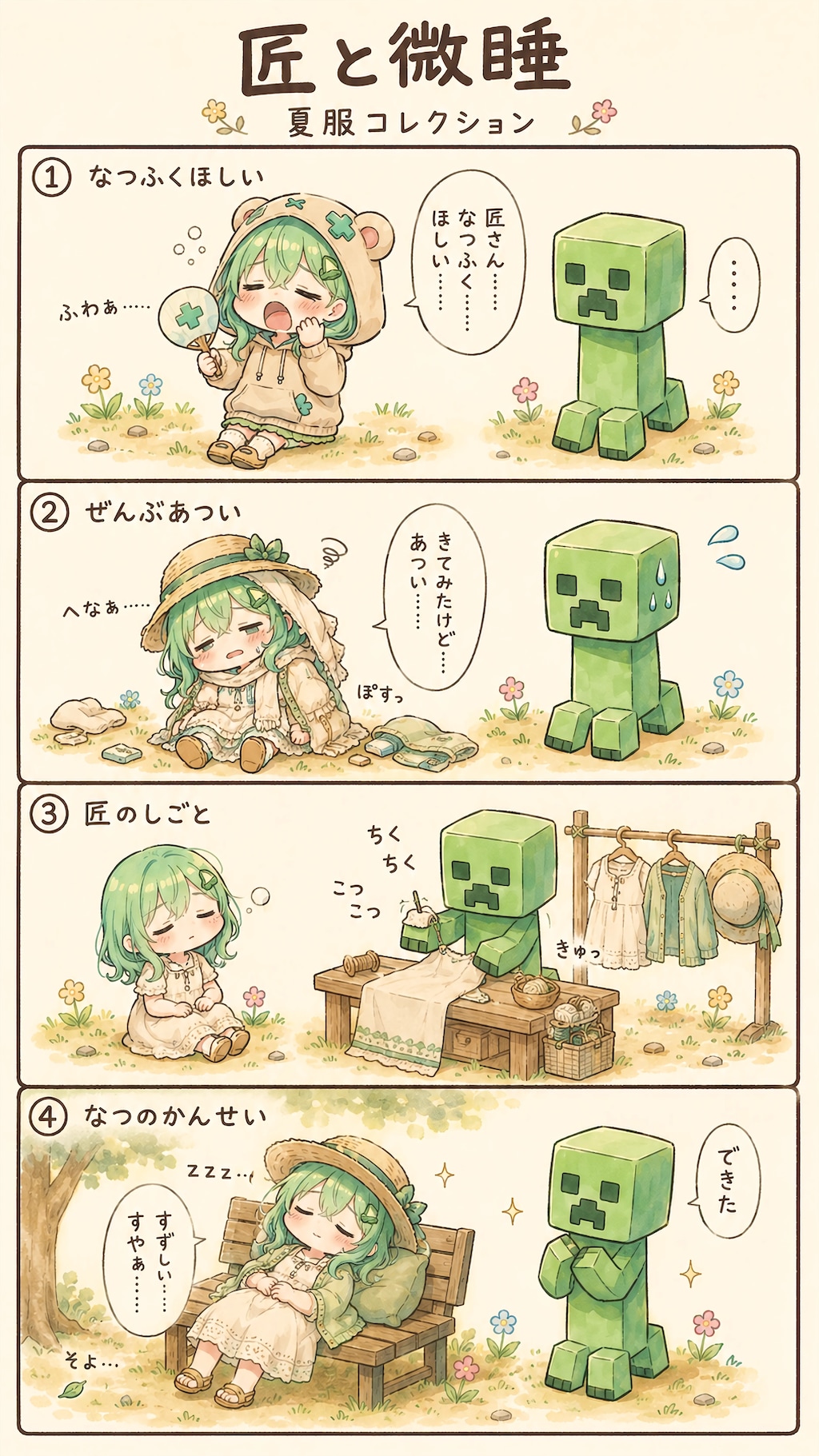 The Softest Summer Uniform | chichi-pui（ちちぷい）AIマンガ専用の投稿＆生成サイト