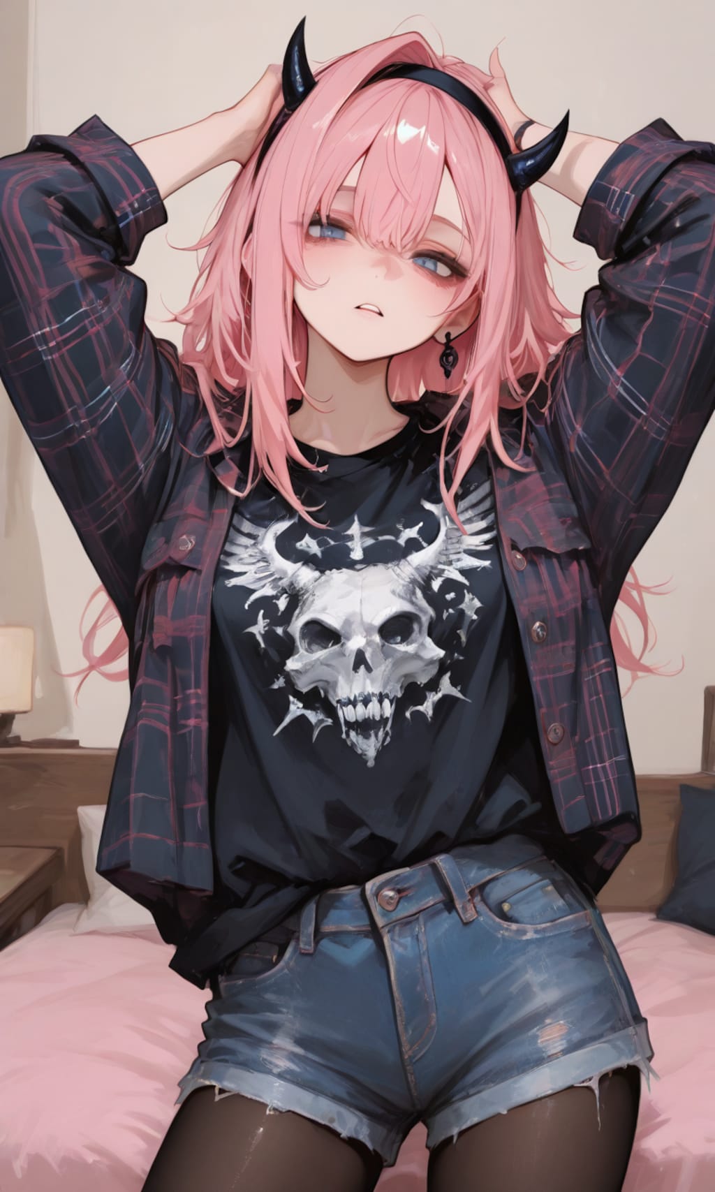 Rockers ー桃ー | chichi-pui（ちちぷい）AIイラスト専用の投稿＆生成サイト