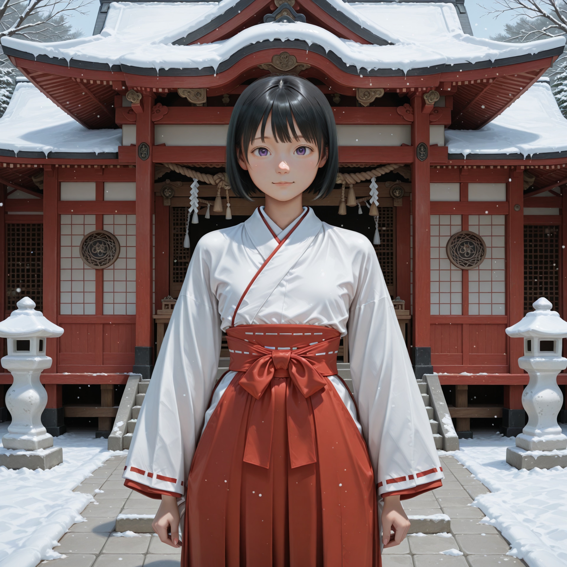 巫女 | chichi-pui（ちちぷい）AIイラスト専用の投稿＆生成サイト