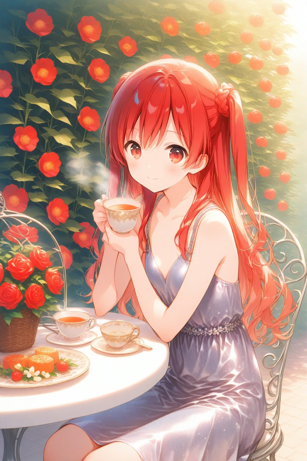 ティー・タイム | chichi-pui（ちちぷい）AIイラスト専用の投稿＆生成サイト