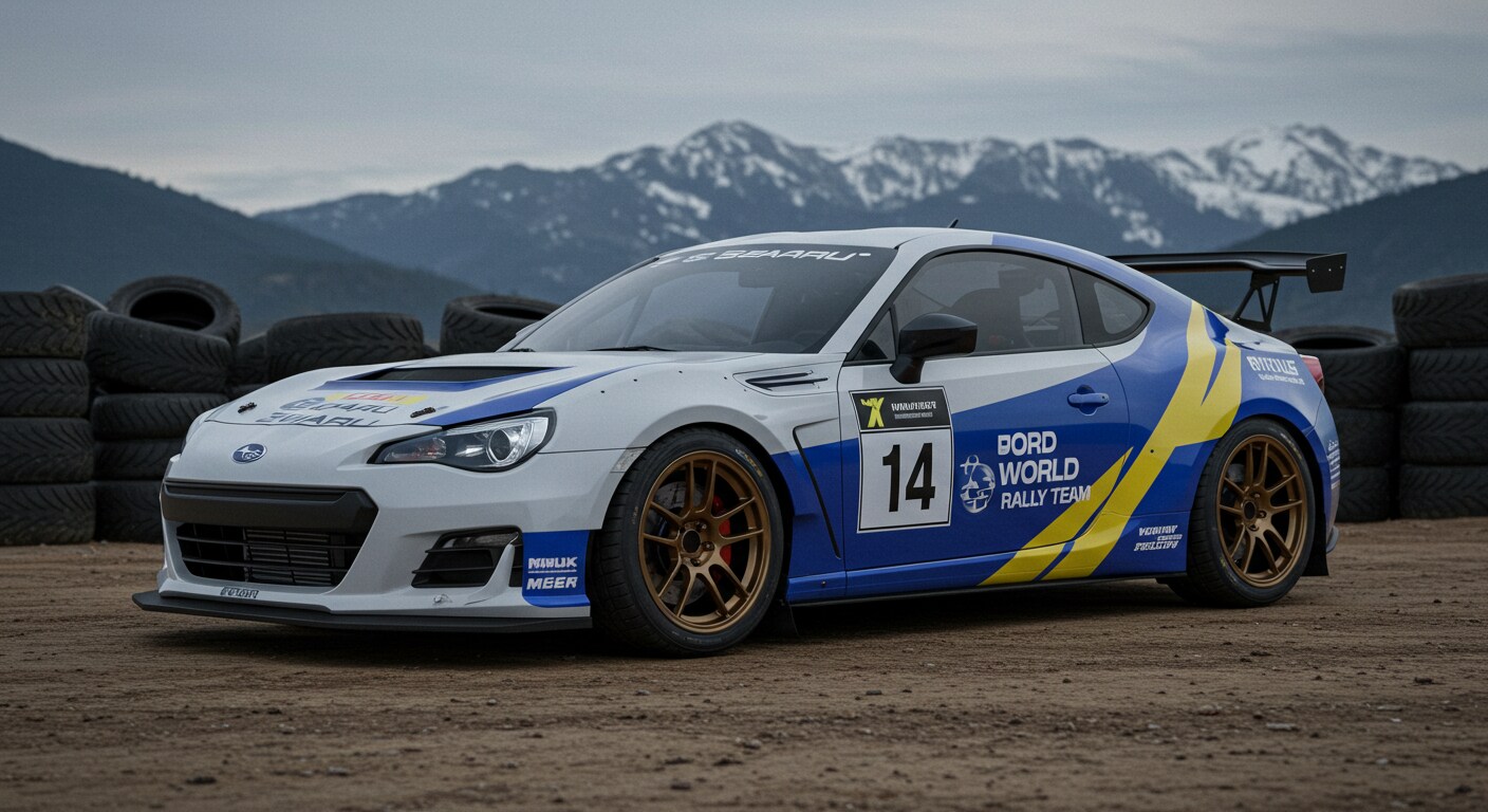 スバルBRZラリーカー | chichi-pui（ちちぷい）AIグラビア・AIフォト専用の投稿＆生成サイト