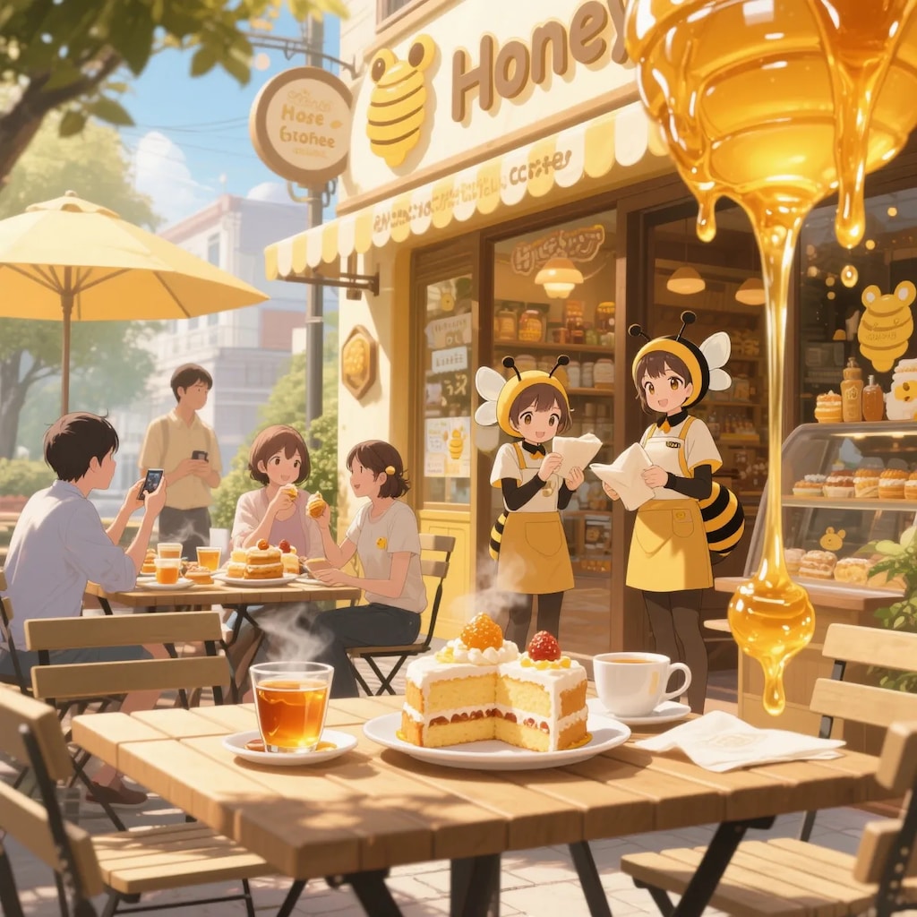 蜂蜜専門店「ぶんぶん」 | chichi-pui（ちちぷい）AIイラスト専用の投稿＆生成サイト