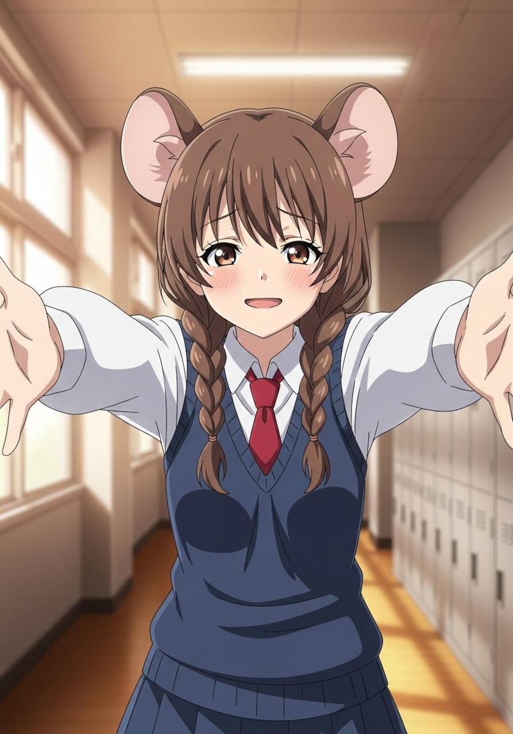 ねず耳青春ちゅー | chichi-pui（ちちぷい）AIイラスト専用の投稿＆生成サイト