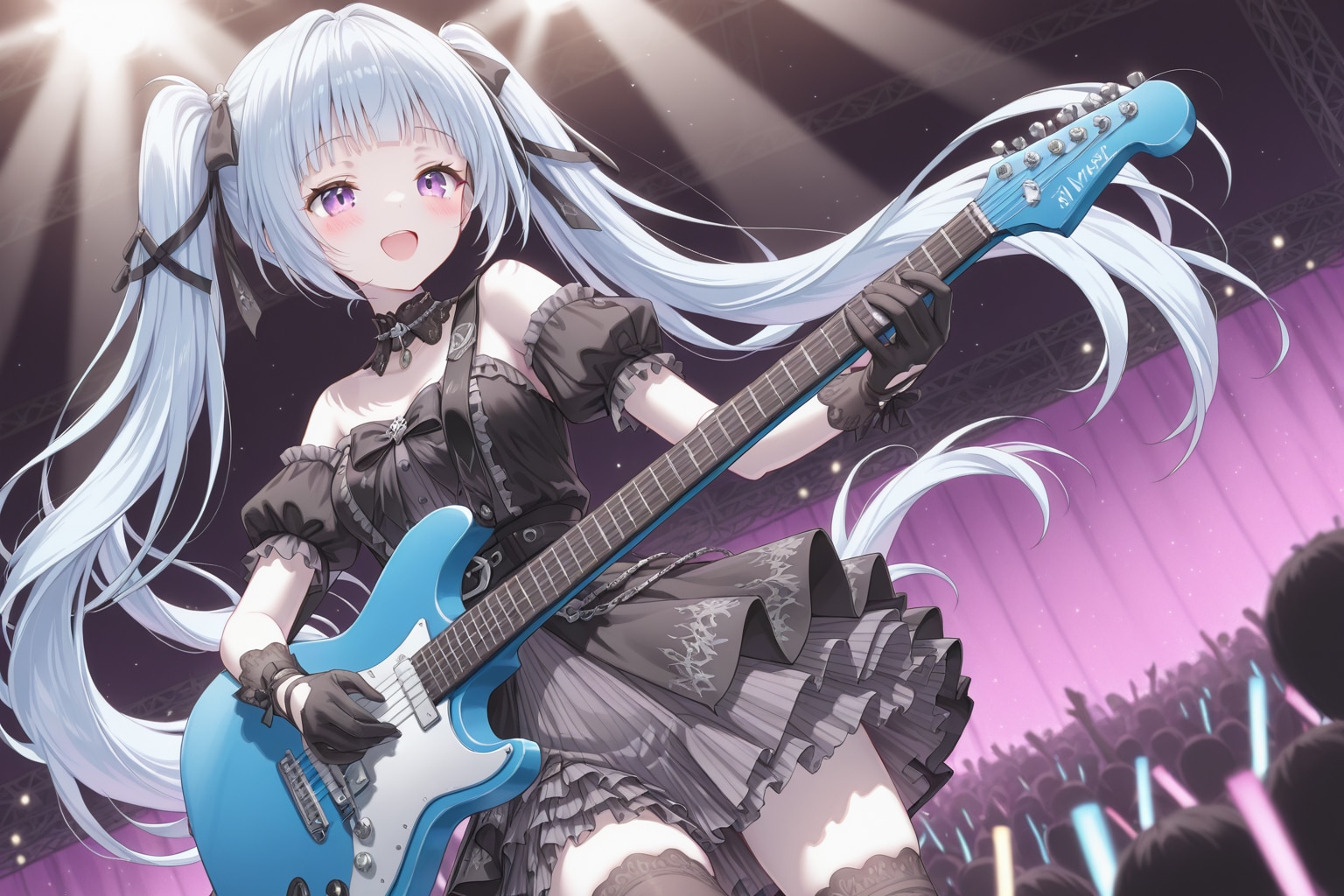 ロックな女の子。 | chichi-pui（ちちぷい）AIイラスト専用の投稿＆生成サイト