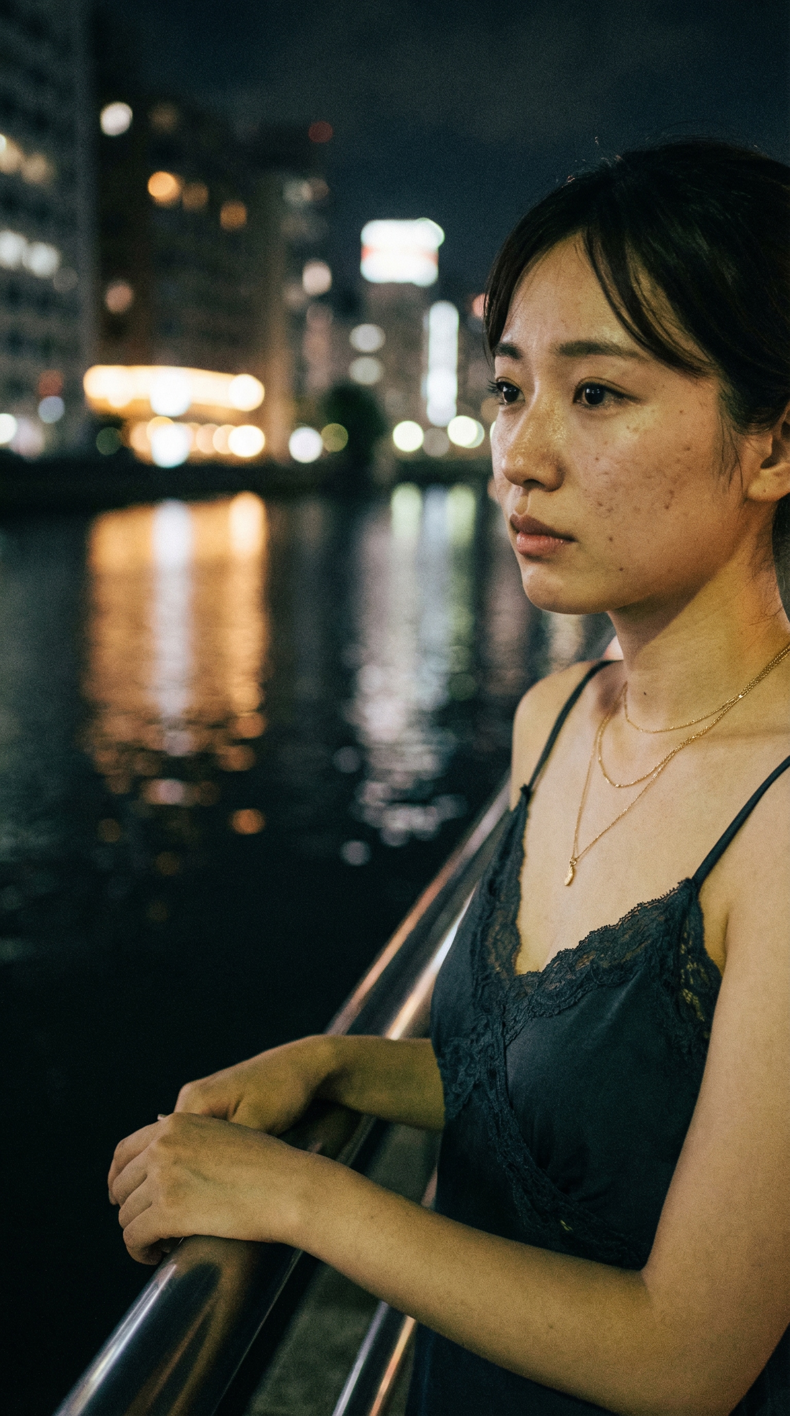 City Lights and Deep Blue | chichi-pui（ちちぷい）AIグラビア・AIフォト専用の投稿＆生成サイト