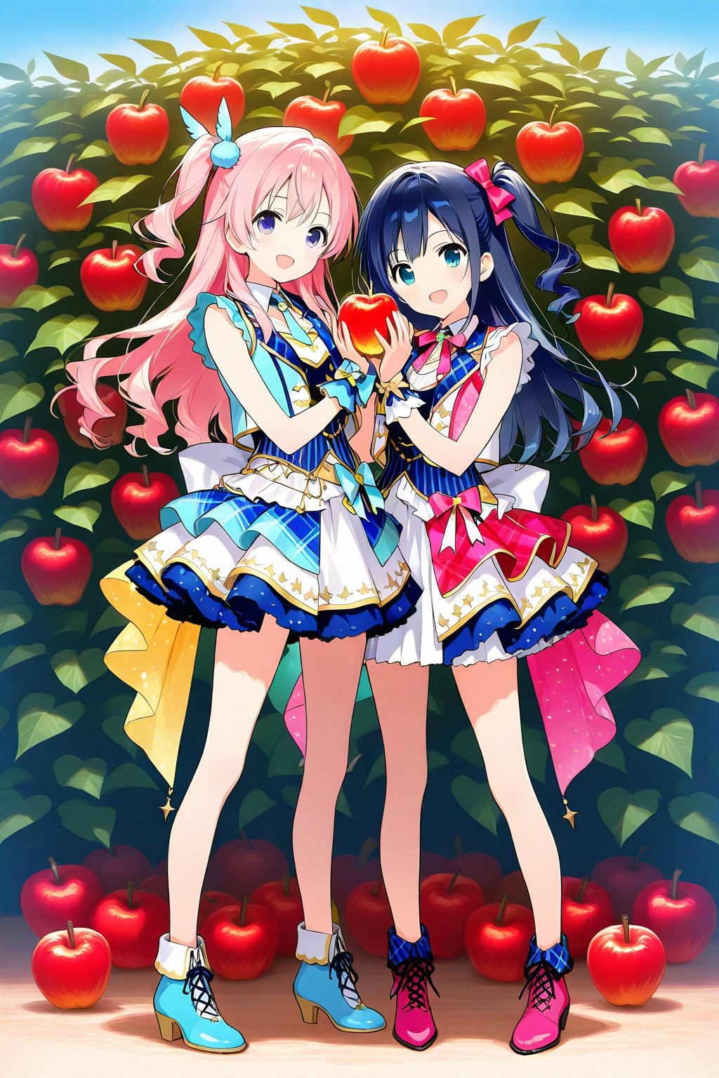 りんご娘 | chichi-pui（ちちぷい）AIイラスト専用の投稿＆生成サイト