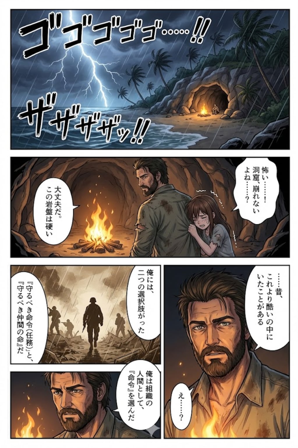 無人島でわからせられるメスガキ漫画その3 | chichi-pui（ちちぷい）AIイラスト専用の投稿＆生成サイト