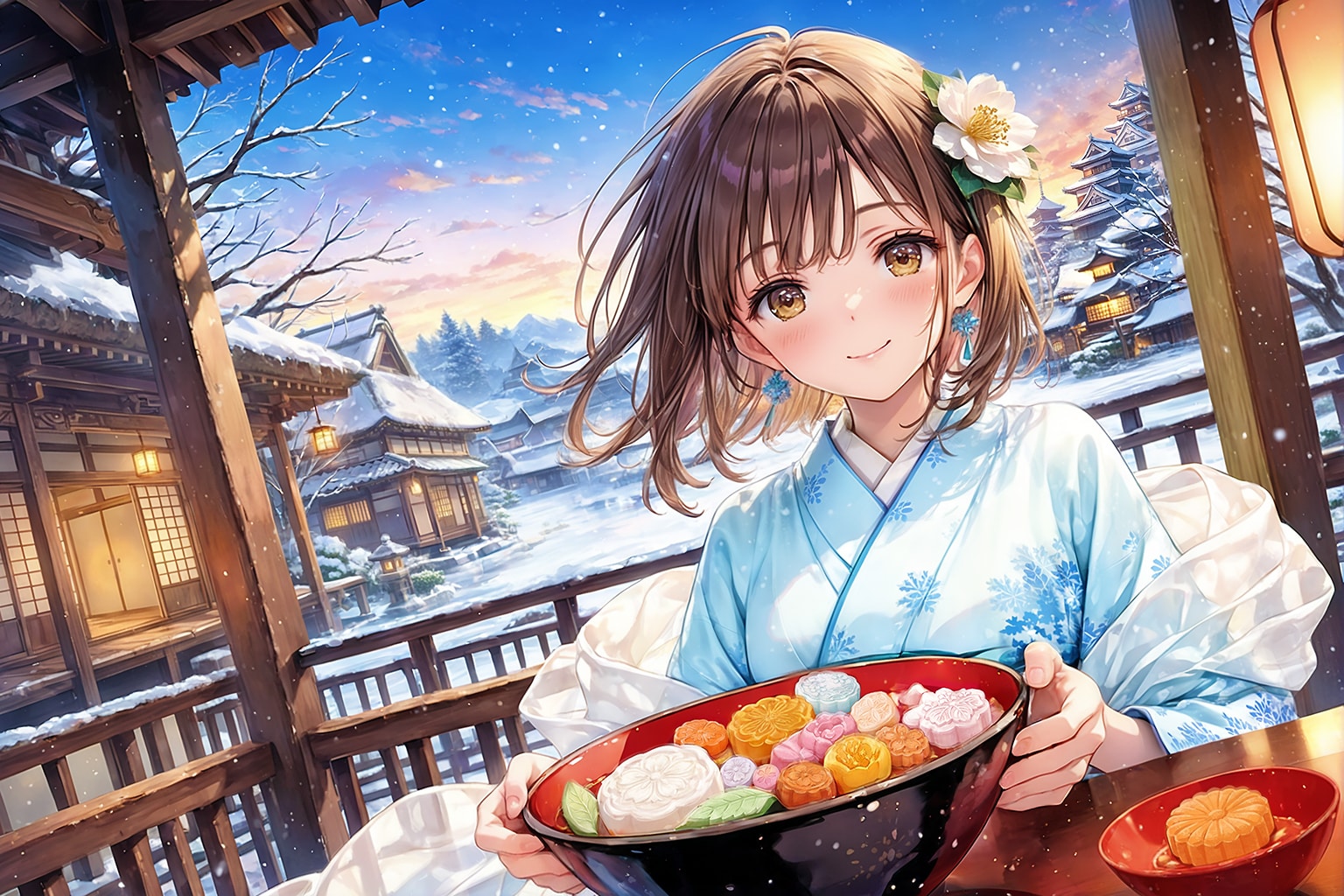 落雁丼 | chichi-pui（ちちぷい）AIイラスト専用の投稿＆生成サイト