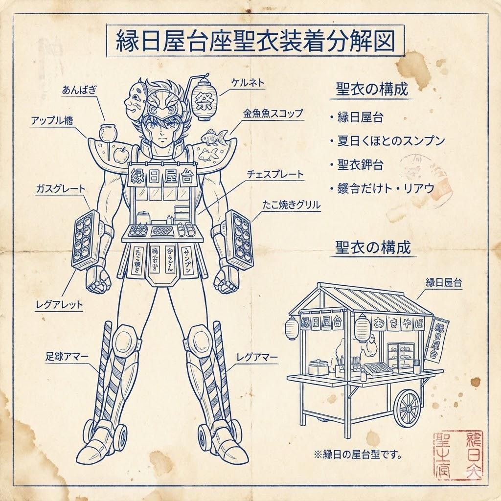 駄菓子屋座の聖衣と聖闘士など | chichi-pui（ちちぷい）AIイラスト専用の投稿＆生成サイト