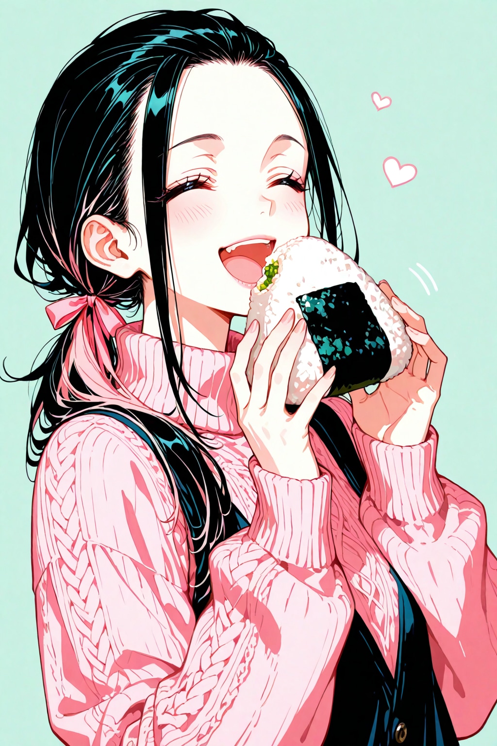 おにぎりおいしい | chichi-pui（ちちぷい）AIイラスト専用の投稿＆生成サイト