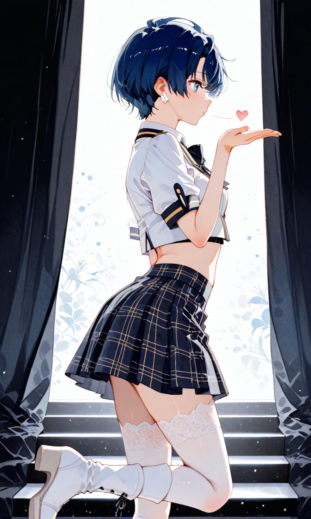 ステージでうっふん投げキス柑菜ちゃん | chichi-pui（ちちぷい）AIイラスト専用の投稿＆生成サイト