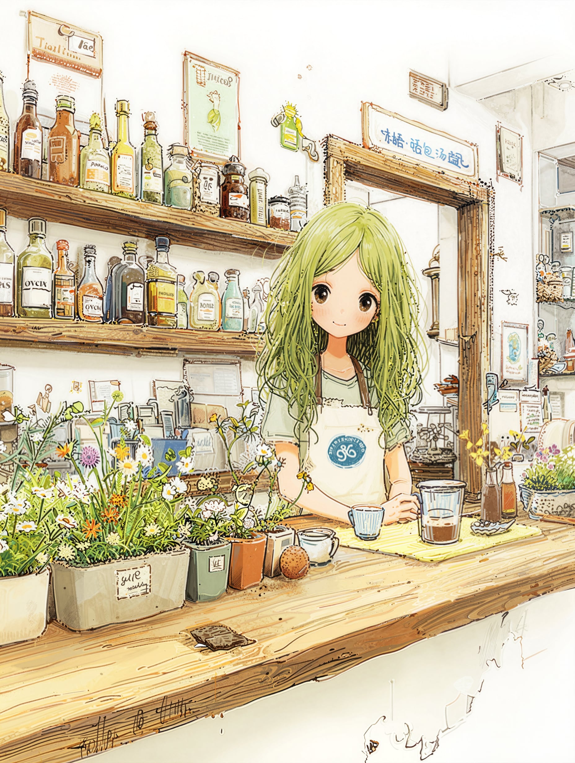 グリーンカウンター | chichi-pui（ちちぷい）AIイラスト専用の投稿＆生成サイト