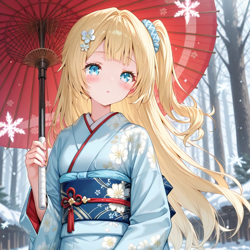 雪の華 | chichi-pui（ちちぷい）AIイラスト専用の投稿＆生成サイト