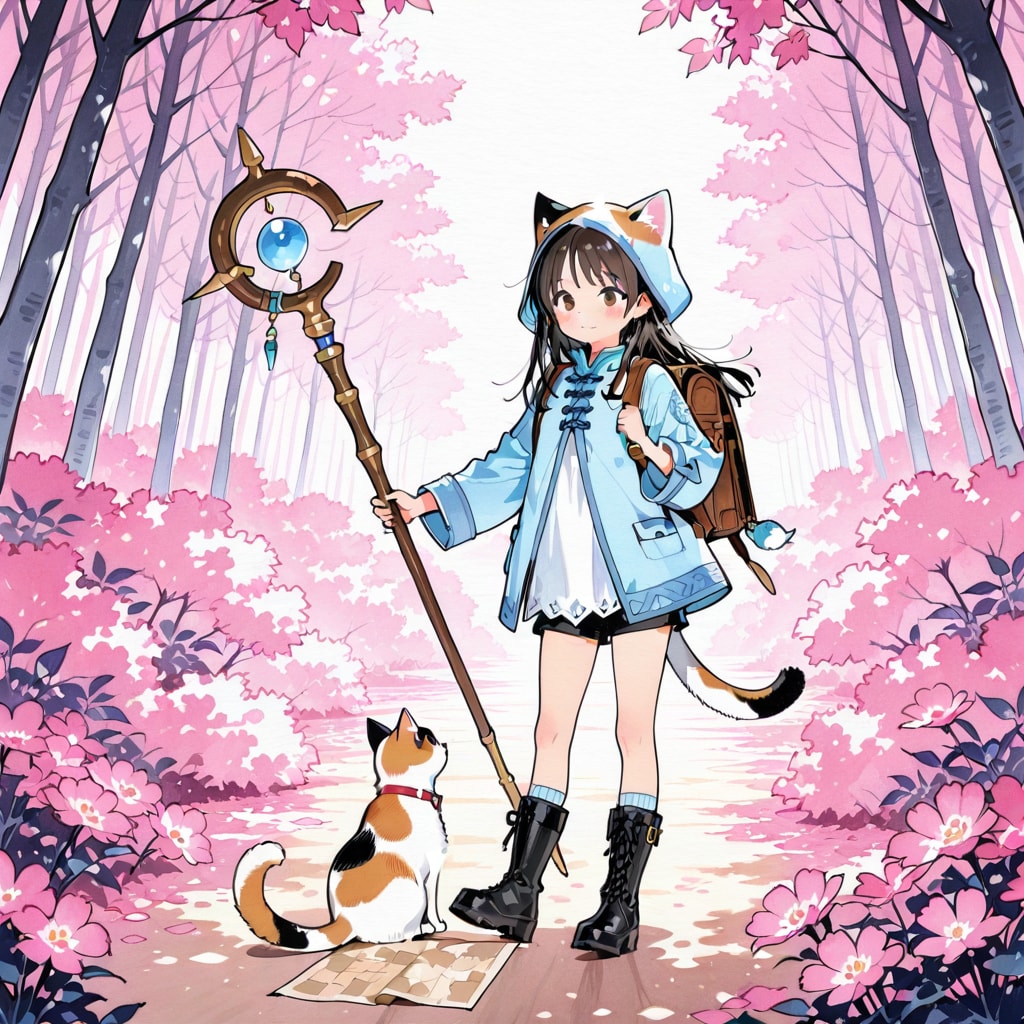 三毛殿と冒険へ（4）PHOENIX | chichi-pui（ちちぷい）AIイラスト専用の投稿＆生成サイト