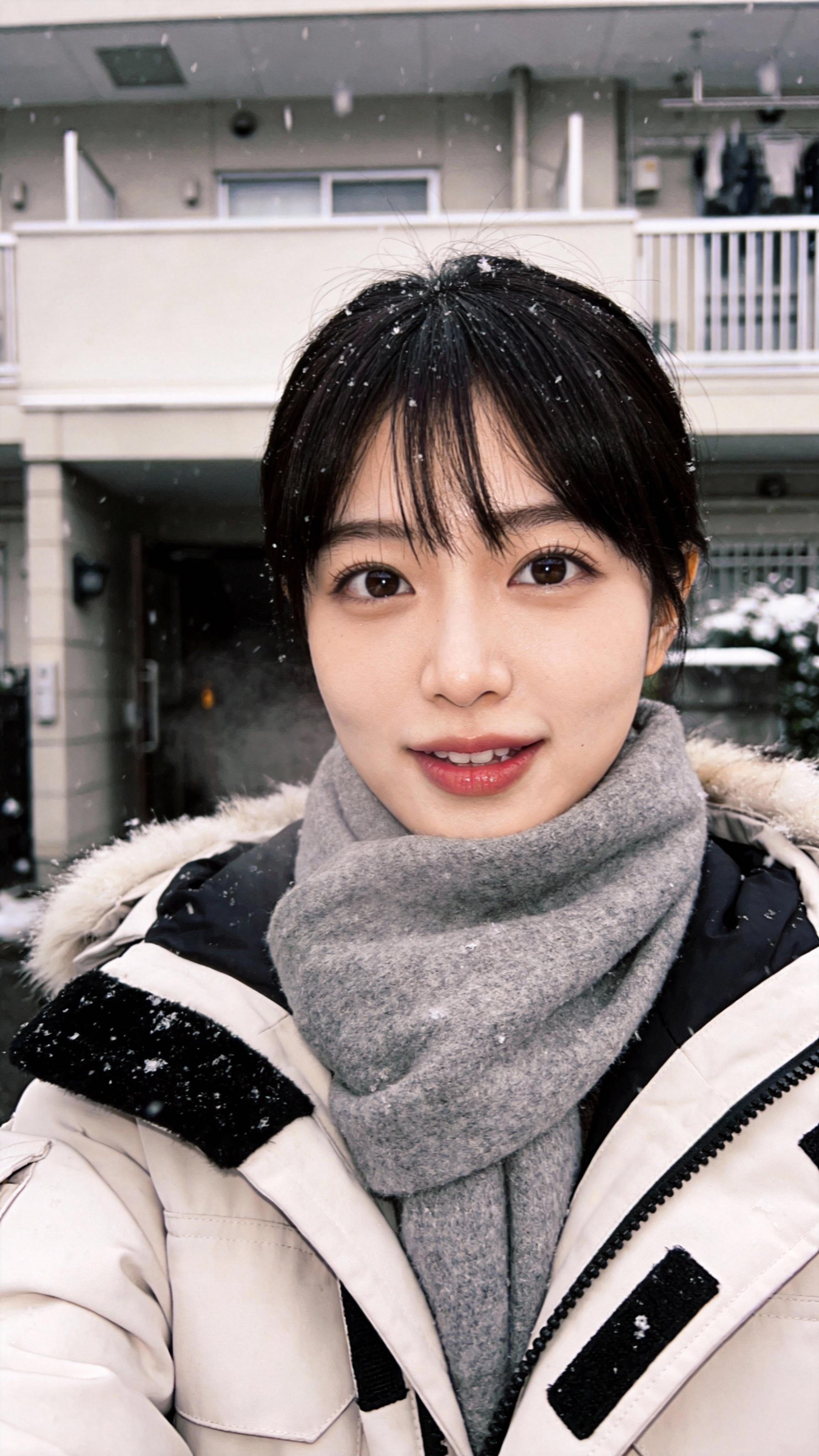 Take My Hand, Winter Awaits | chichi-pui（ちちぷい）AIグラビア・AIフォト専用の投稿＆生成サイト