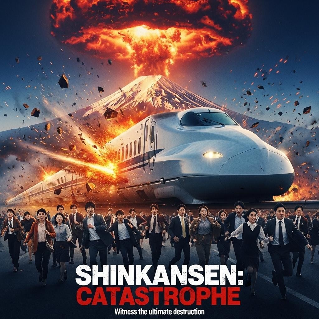 爆発新幹線 | chichi-pui（ちちぷい）AIグラビア・AIフォト専用の投稿＆生成サイト