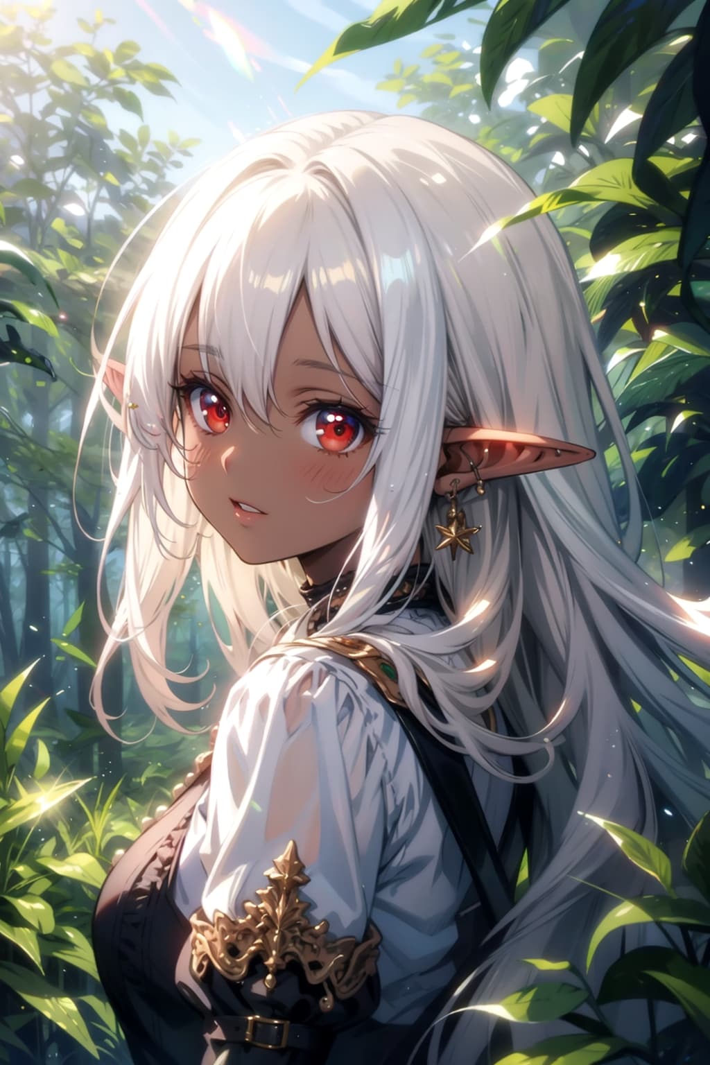 美少女ダークエルフ | chichi-pui（ちちぷい）AIイラスト専用の投稿＆生成サイト