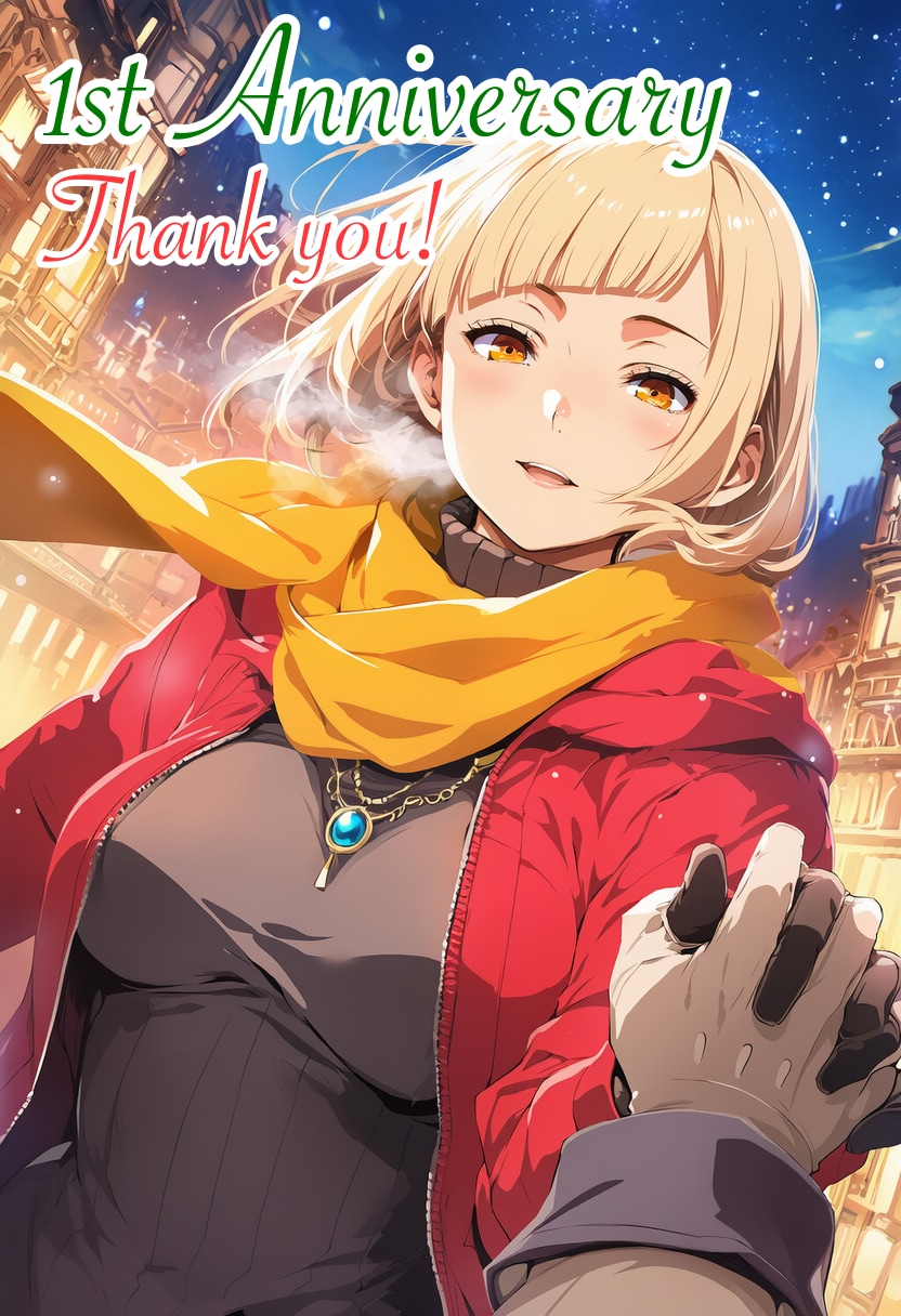 投稿1周年ありがとう！ | chichi-pui（ちちぷい）AIイラスト専用の投稿＆生成サイト