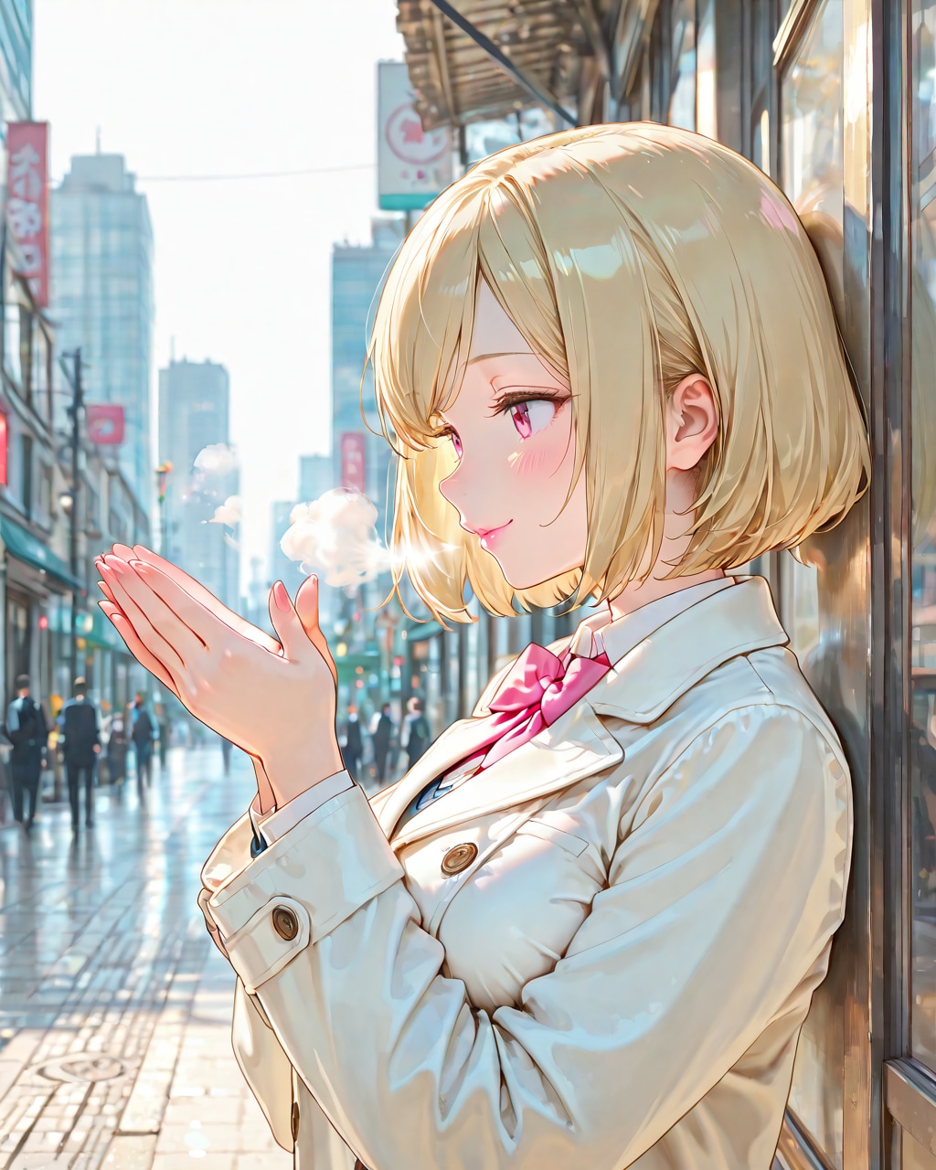 待ち合わせ（おはよう#171） | chichi-pui（ちちぷい）AIイラスト専用の投稿＆生成サイト