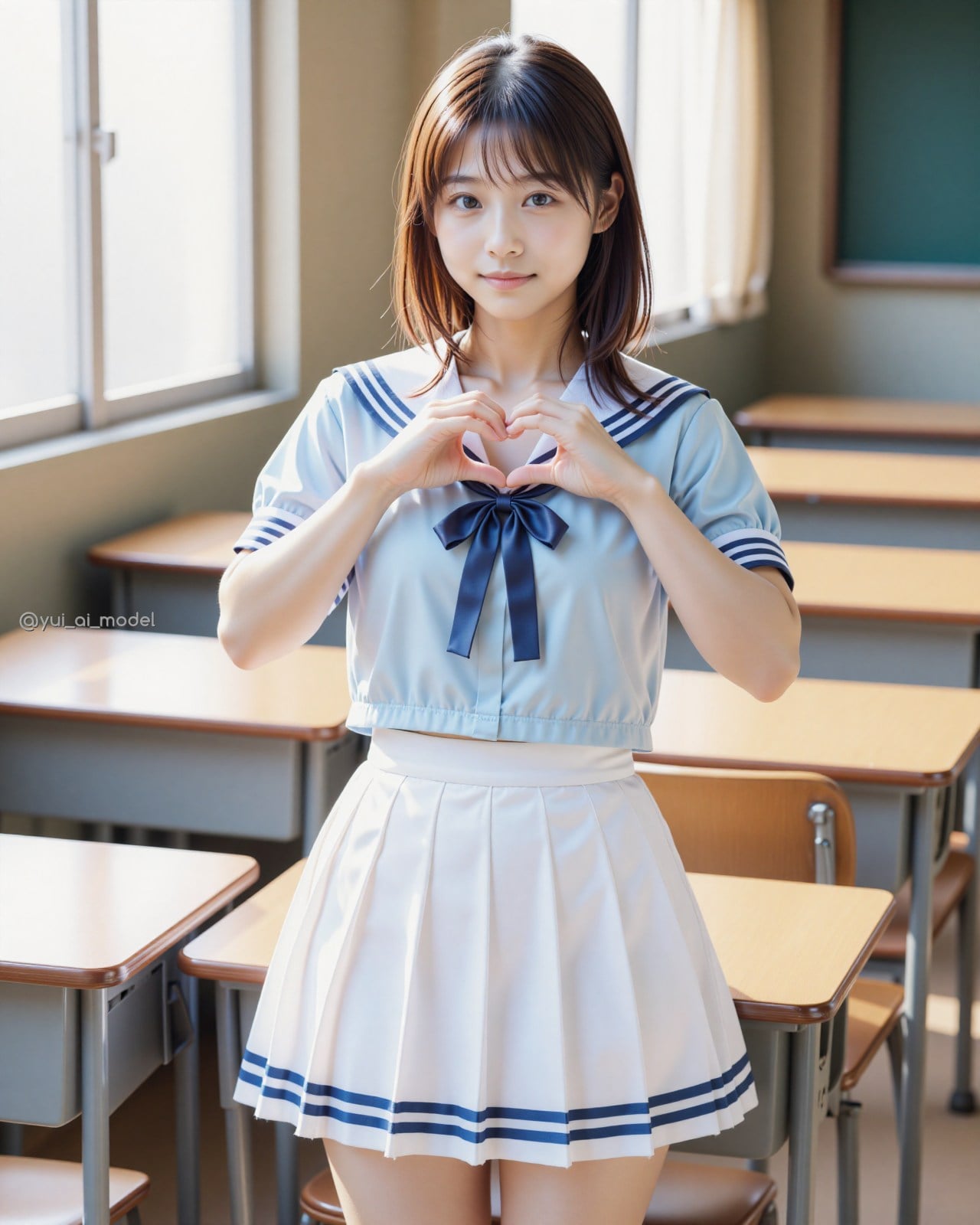 制服 beauty-455 | chichi-pui（ちちぷい）AIグラビア・AIフォト専用の投稿＆生成サイト