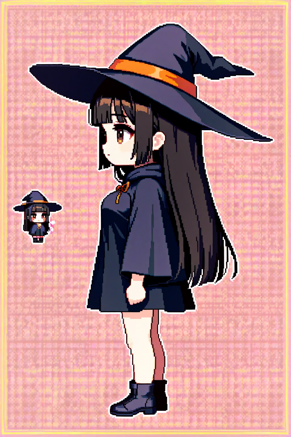 レトロRPG風サキちゃん | chichi-pui（ちちぷい）AIイラスト専用の投稿＆生成サイト