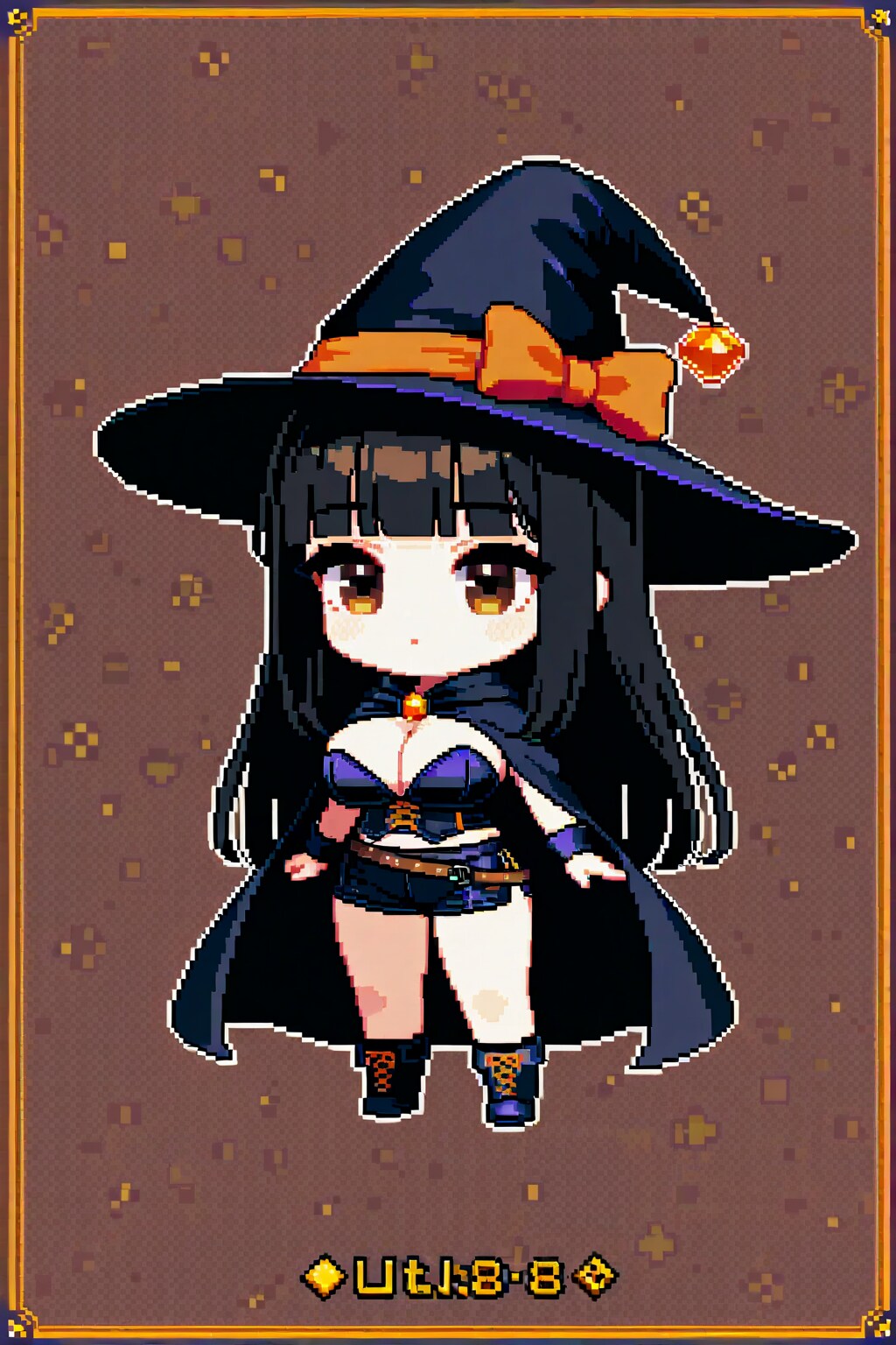 レトロRPG風サキちゃん | chichi-pui（ちちぷい）AIイラスト専用の投稿＆生成サイト