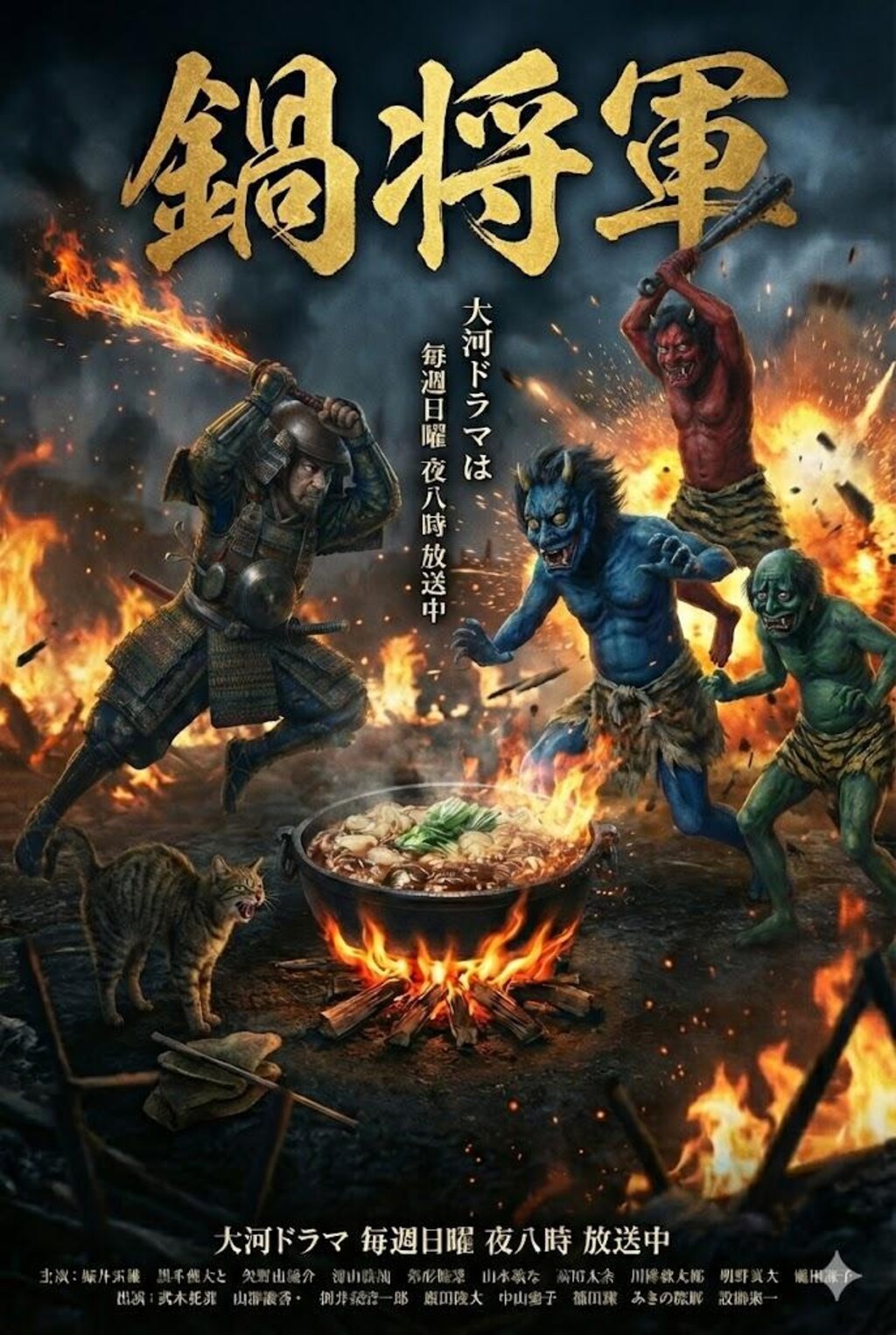 鍋将軍、待望の大河ドラマ化。 | chichi-pui（ちちぷい）AIグラビア・AIフォト専用の投稿＆生成サイト