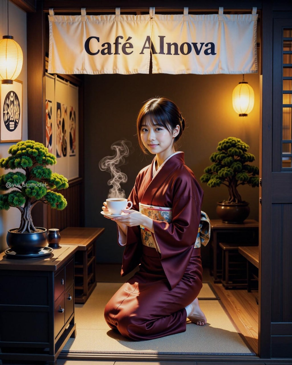 カフェでいっぱいどうですか？ beauty-452 | chichi-pui（ちちぷい）AIグラビア・AIフォト専用の投稿＆生成サイト