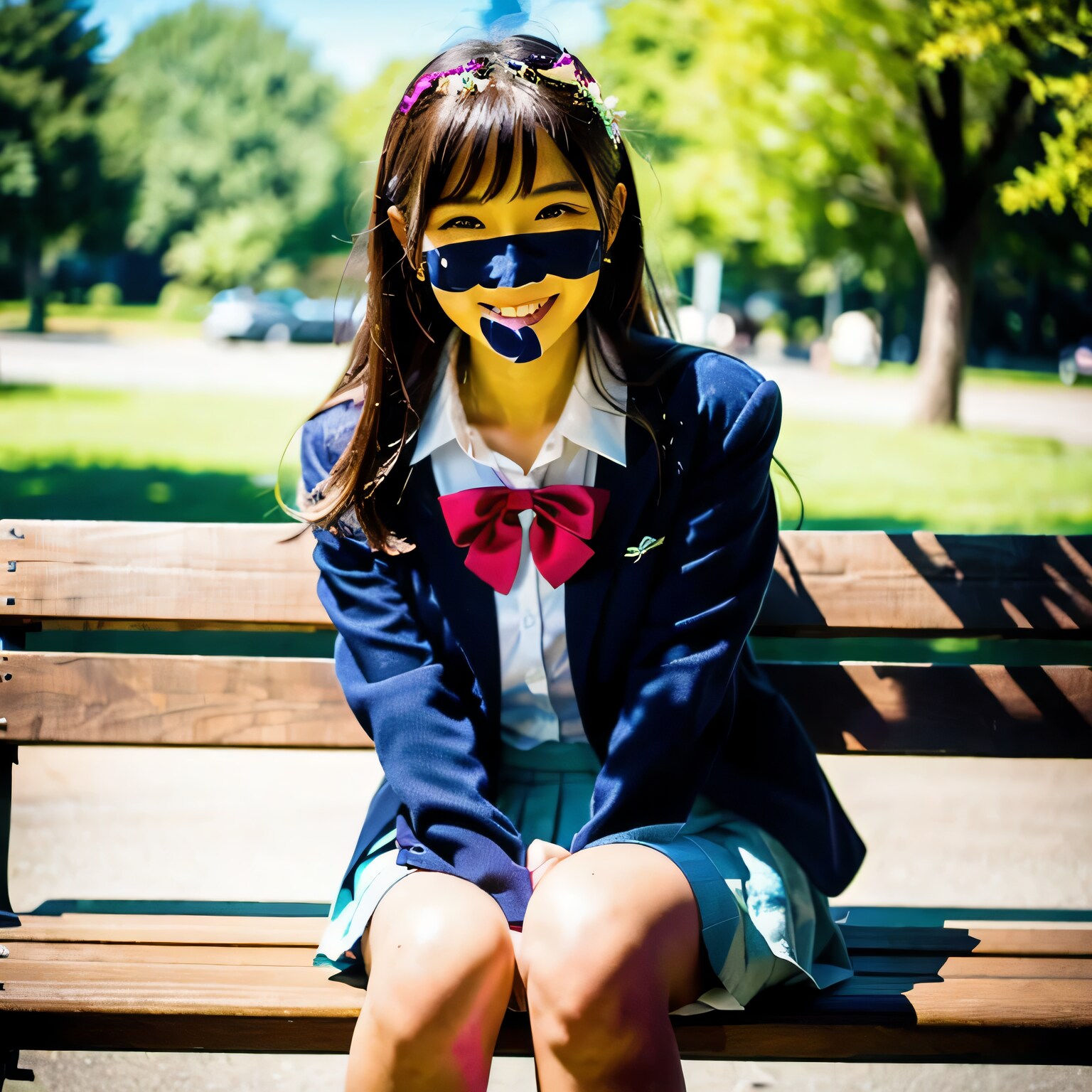 黒髪ロングでブレザーの美女20 | chichi-pui（ちちぷい）AIグラビア・AIフォト専用の投稿＆生成サイト