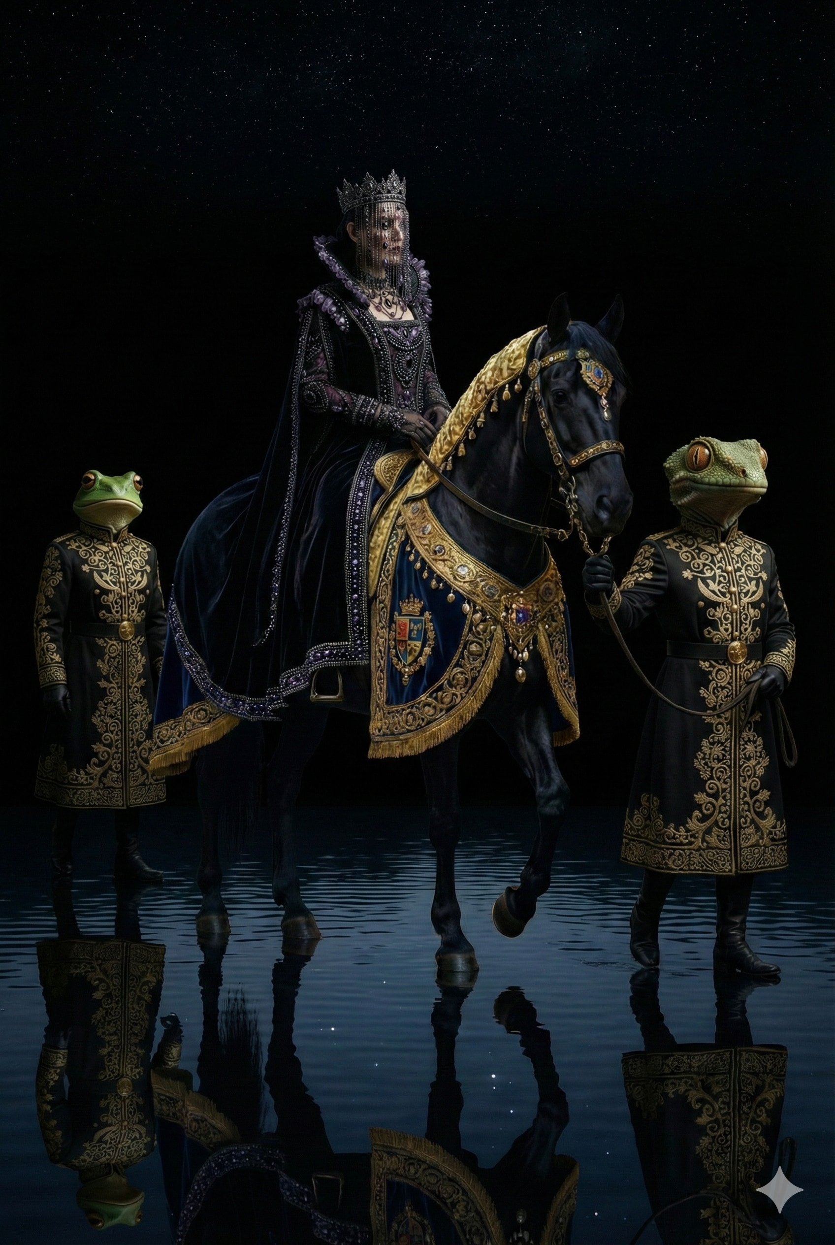 湖面を渡る | chichi-pui（ちちぷい）AIグラビア・AIフォト専用の投稿＆生成サイト