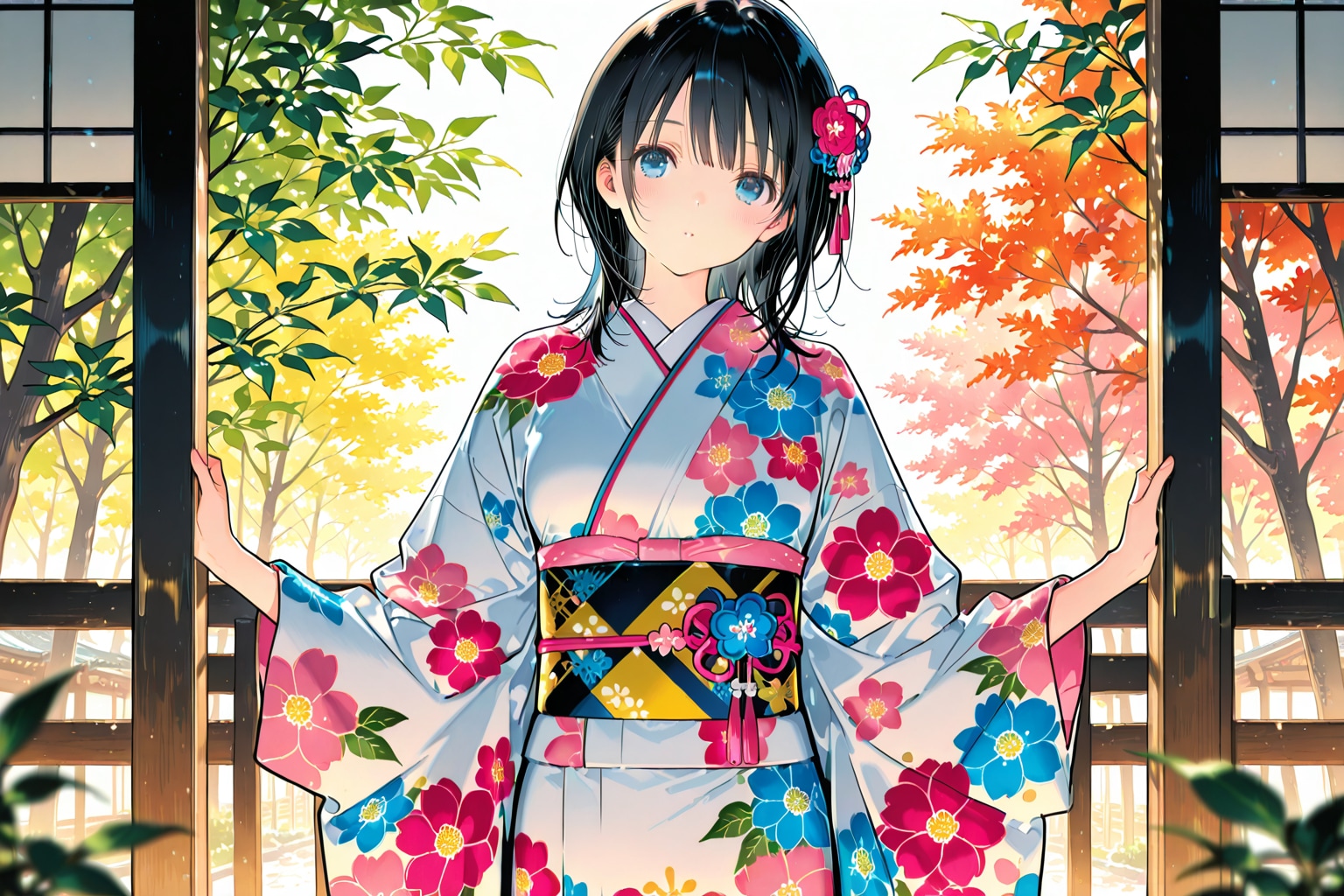 晴れ着(PHOENIX)(14) | chichi-pui（ちちぷい）AIイラスト専用の投稿＆生成サイト