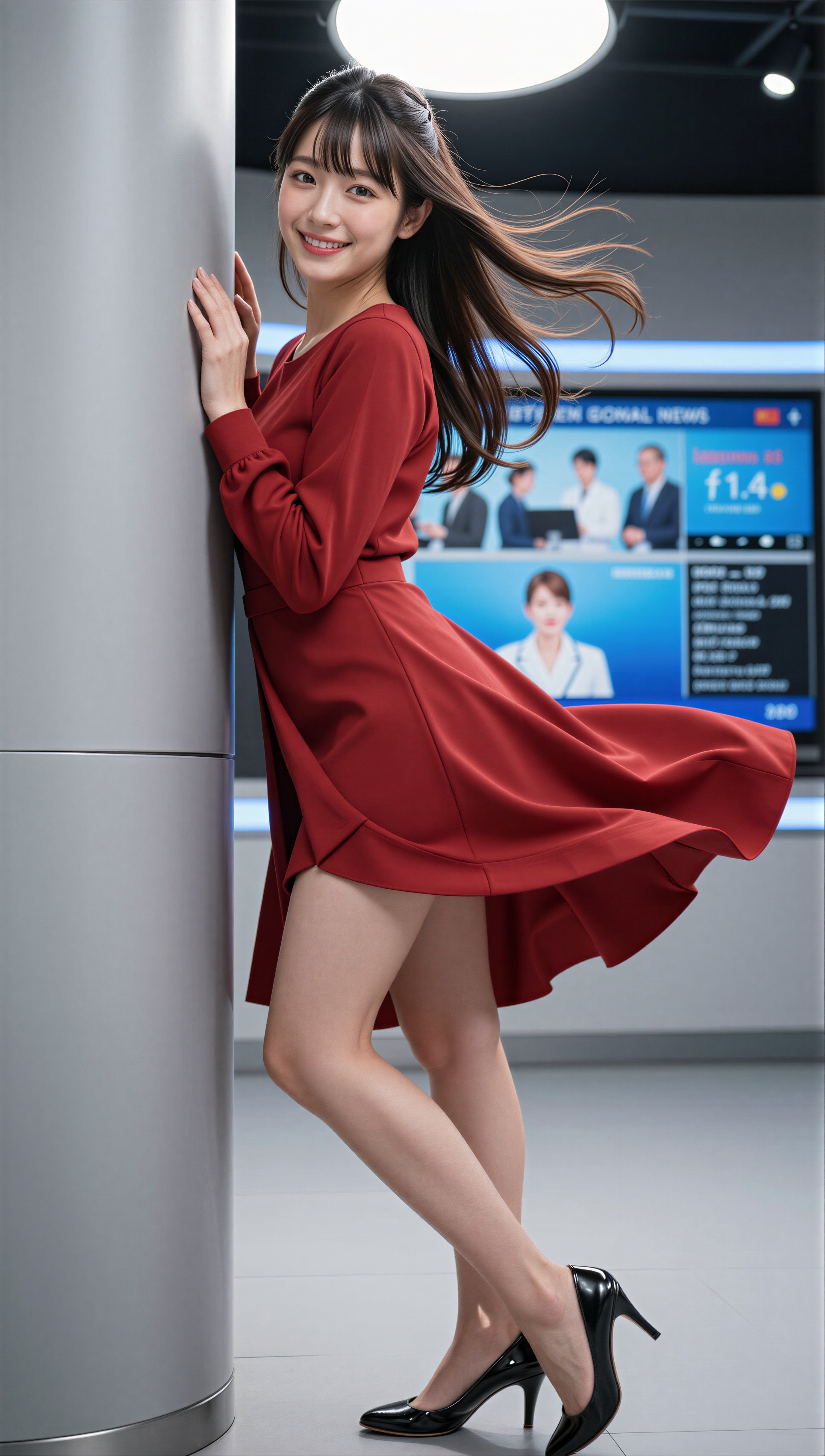 綺麗な足のアナウンサー 4 | chichi-pui（ちちぷい）AIグラビア・AIフォト専用の投稿＆生成サイト