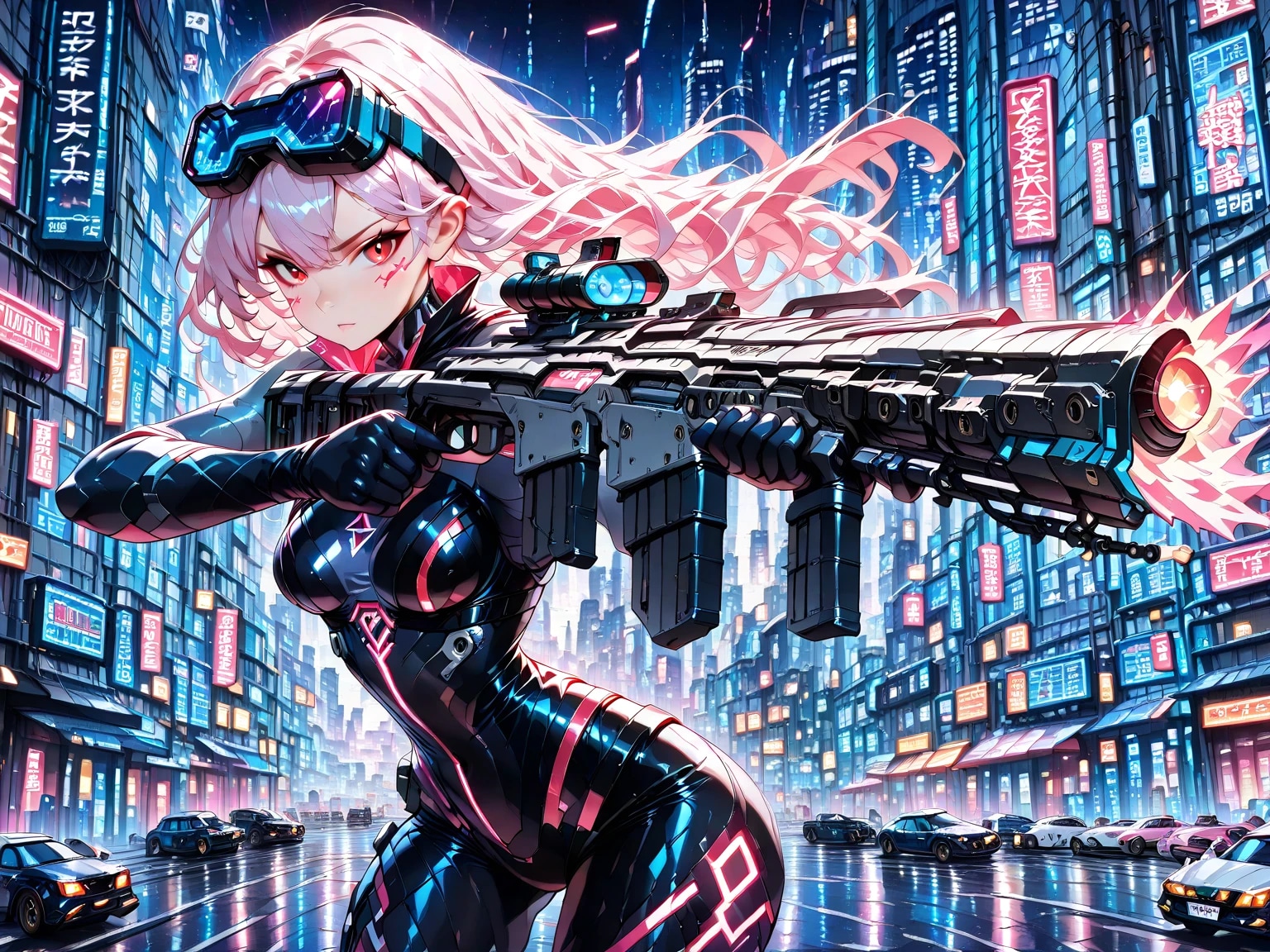 Cyber Funk Agent!!! | chichi-pui（ちちぷい）AIイラスト専用の投稿＆生成サイト