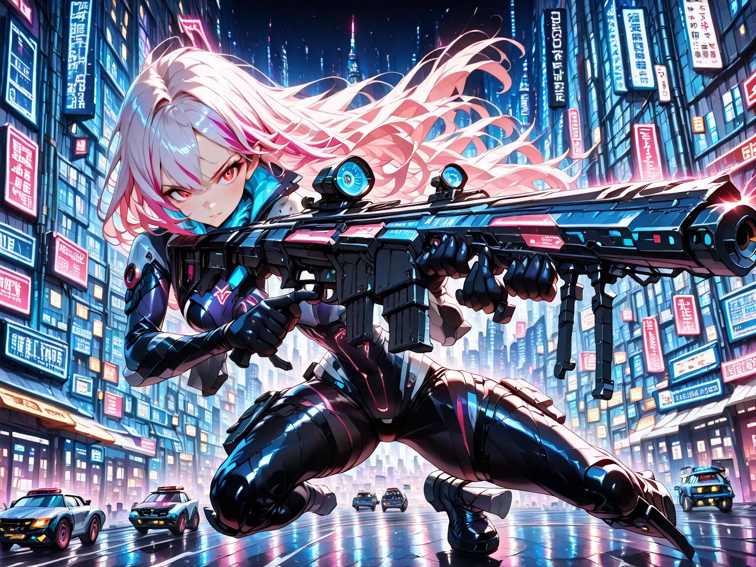 Cyber Funk Agent!!! | chichi-pui（ちちぷい）AIイラスト専用の投稿＆生成サイト