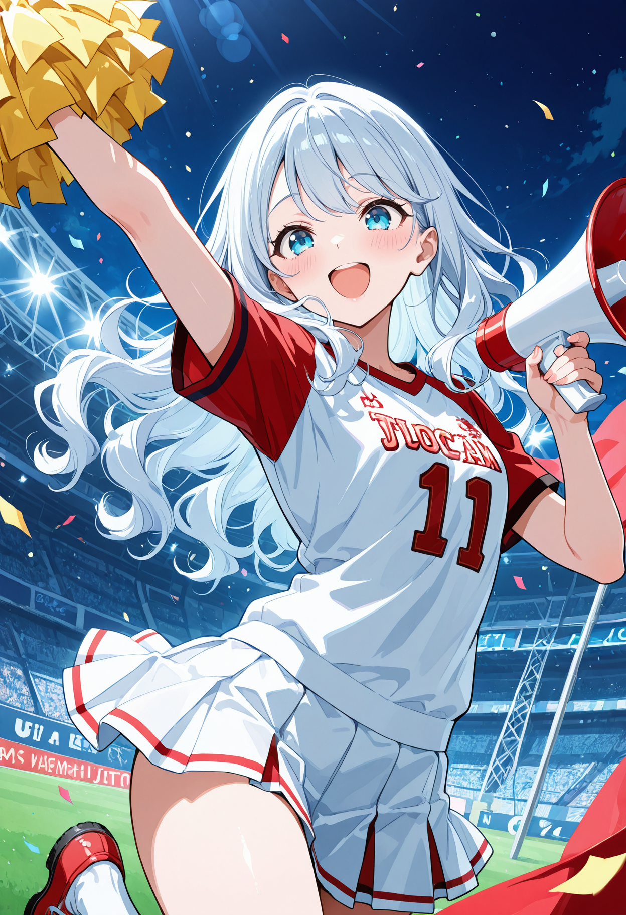スタジアムで熱烈応援 | chichi-pui（ちちぷい）AIイラスト専用の投稿＆生成サイト