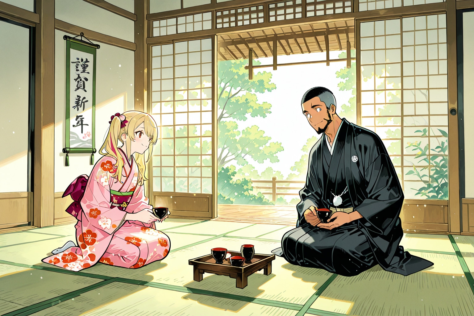 ギャルのデコ黒茶碗 | chichi-pui（ちちぷい）AIイラスト専用の投稿＆生成サイト