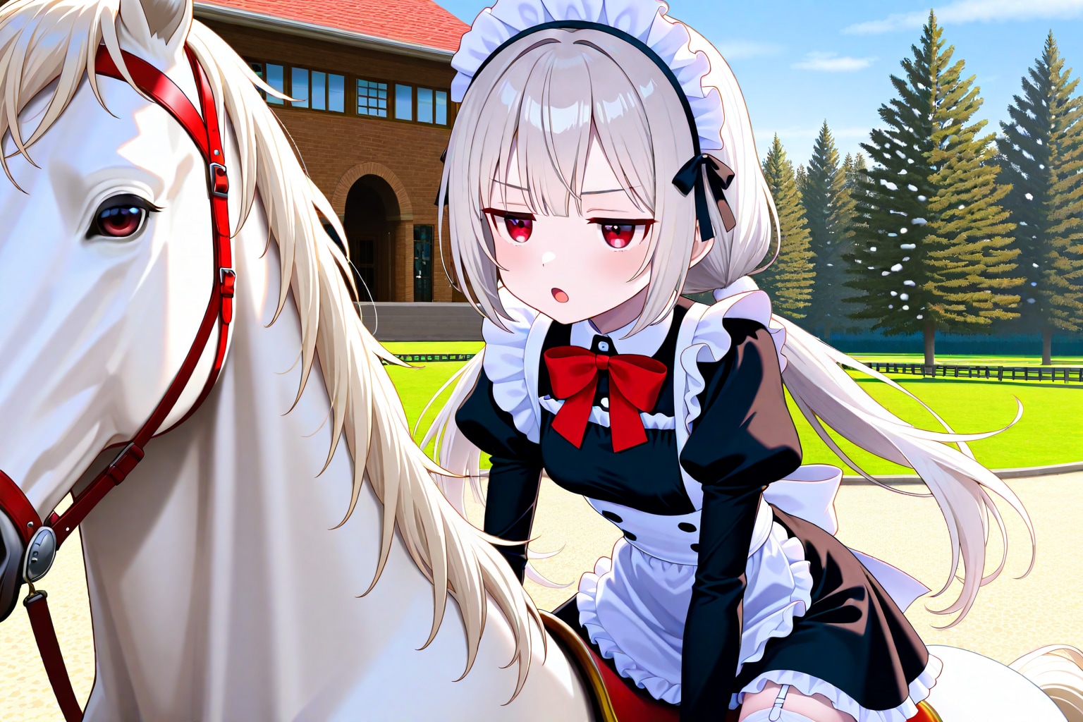 うちの子とお馬さん | chichi-pui（ちちぷい）AIイラスト専用の投稿＆生成サイト