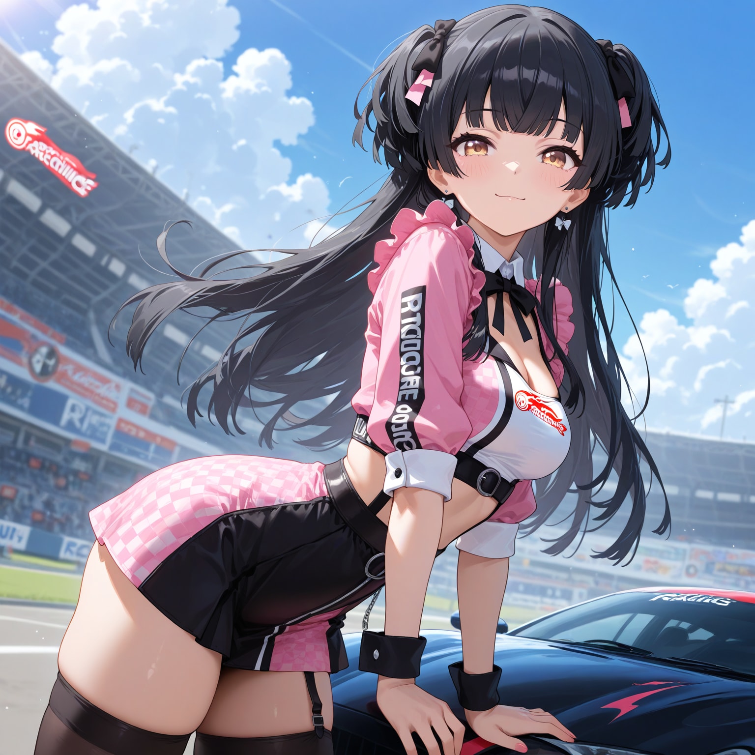 地雷系レースクイーン | chichi-pui（ちちぷい）AIイラスト専用の投稿＆生成サイト