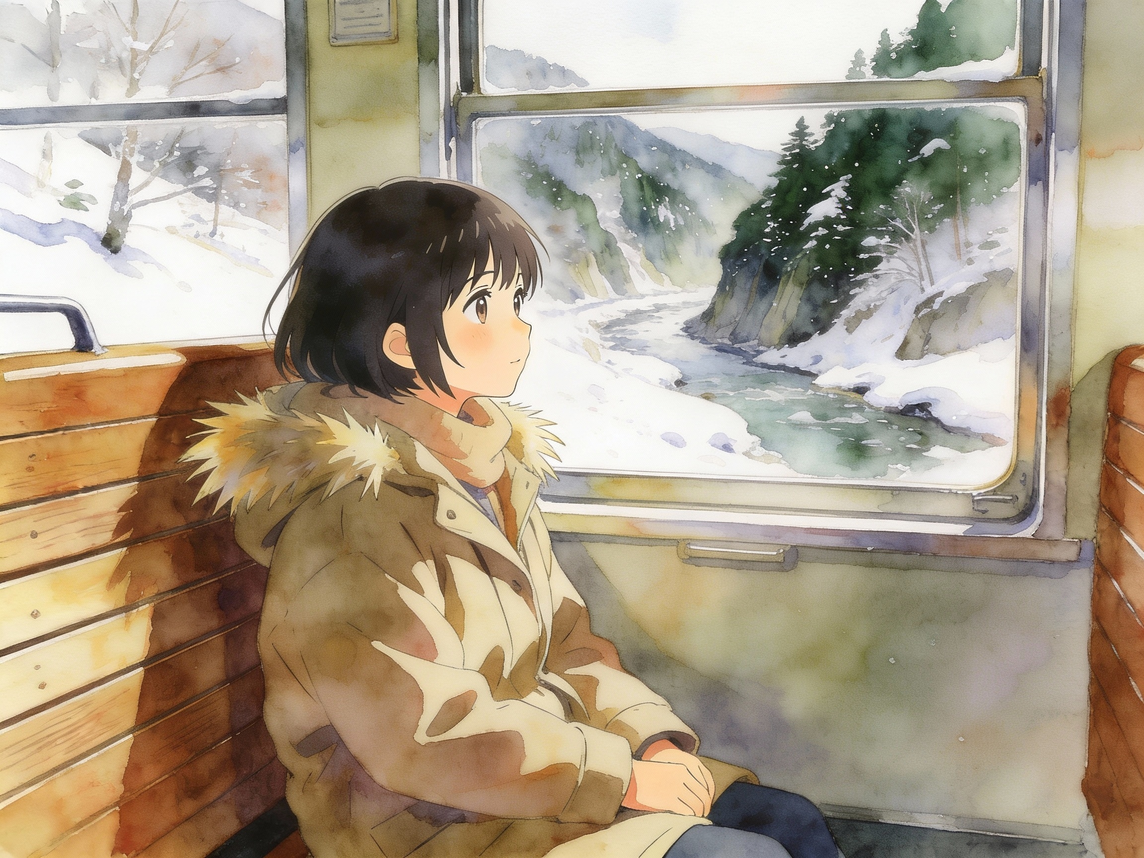 乗り鉄少女2 | chichi-pui（ちちぷい）AIイラスト専用の投稿＆生成サイト