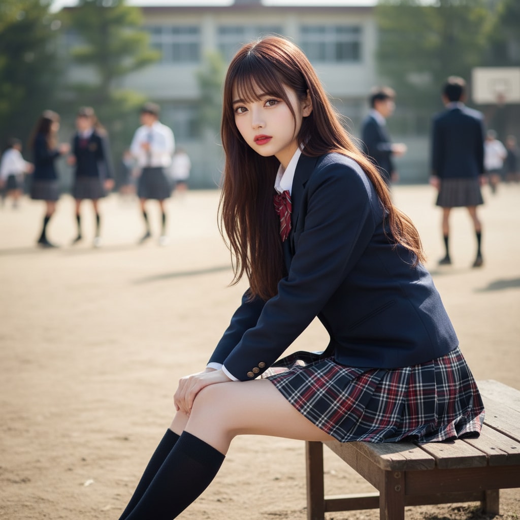 JK_Portrait_0125 | chichi-pui（ちちぷい）AIグラビア・AIフォト専用の投稿＆生成サイト