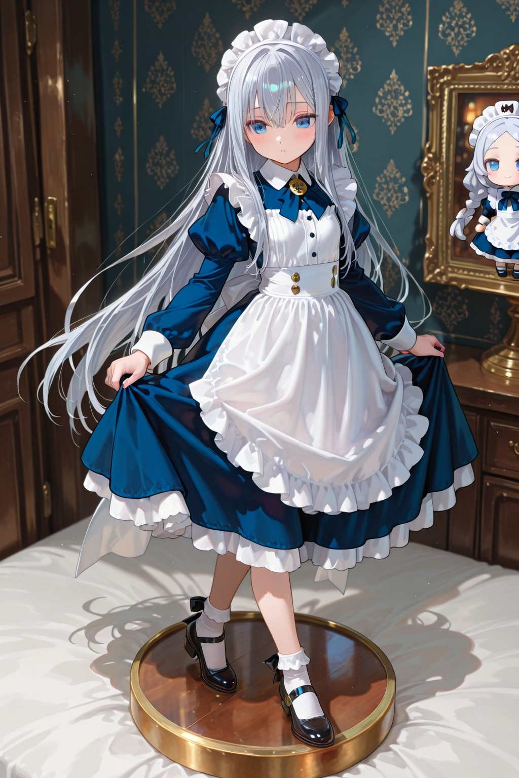 フィギュア風メイドちゃん | chichi-pui（ちちぷい）AIイラスト専用の投稿＆生成サイト