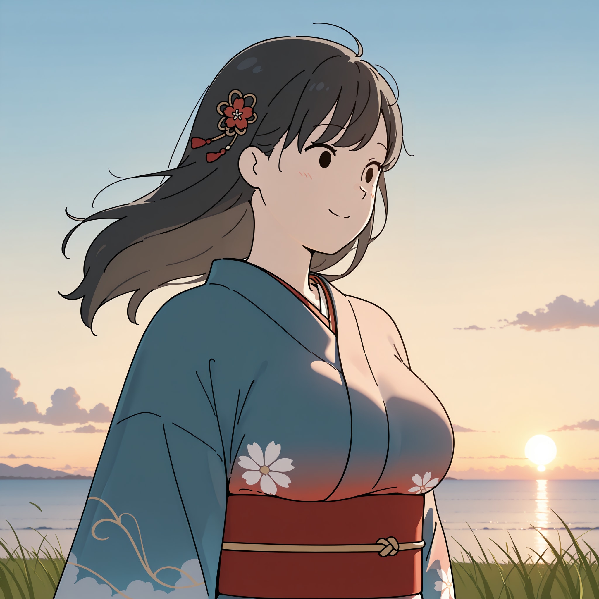 初詣で初日の出🌞 | chichi-pui（ちちぷい）AIイラスト専用の投稿＆生成サイト