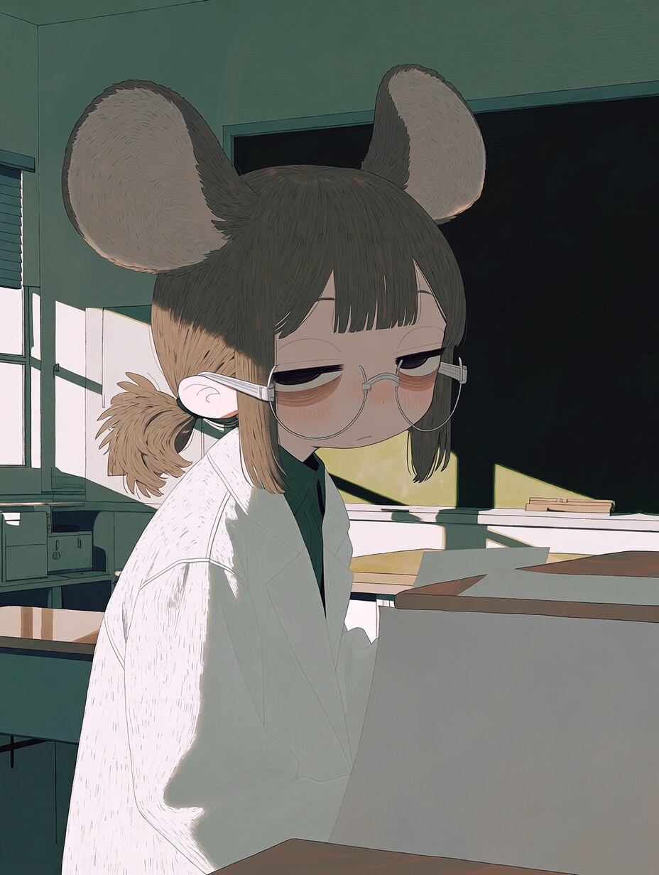 茶髪ねず耳 | chichi-pui（ちちぷい）AIイラスト専用の投稿＆生成サイト
