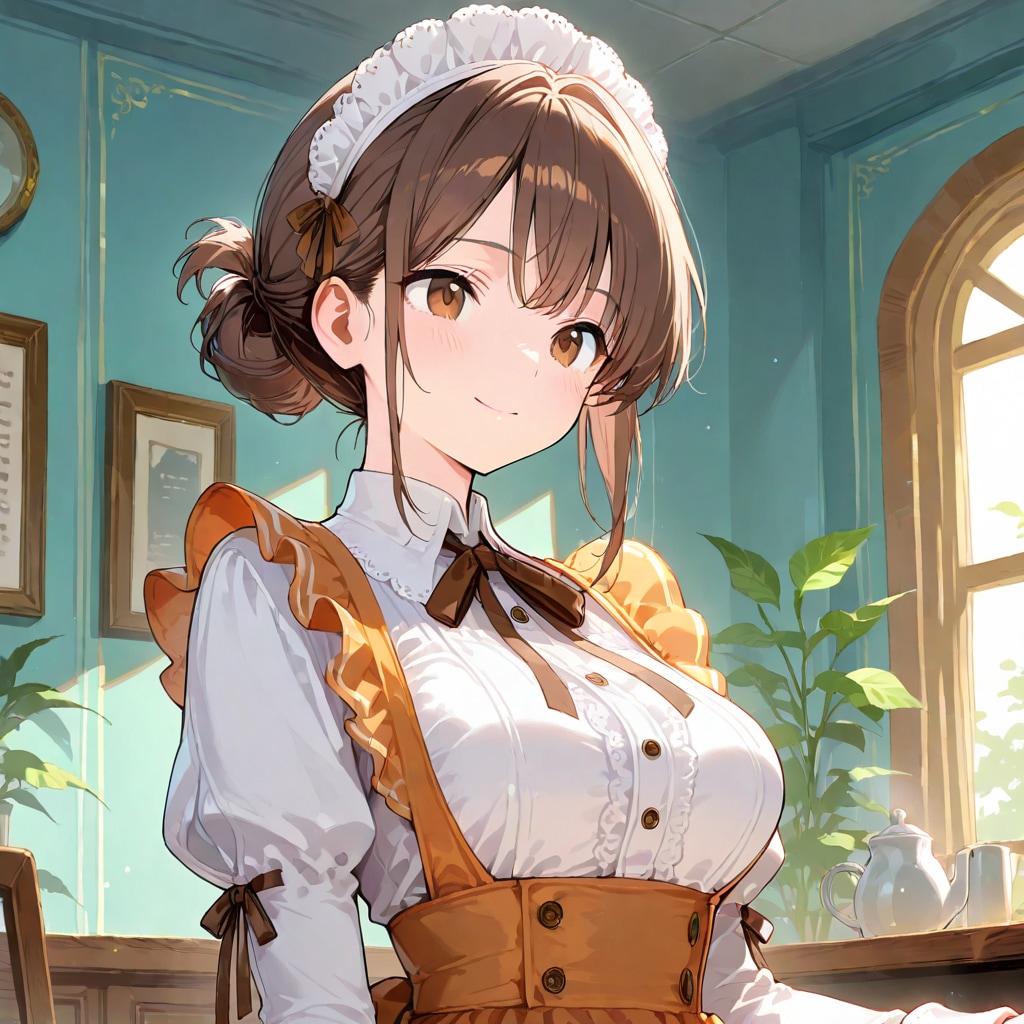 ウェイトレス | chichi-pui（ちちぷい）AIイラスト専用の投稿＆生成サイト