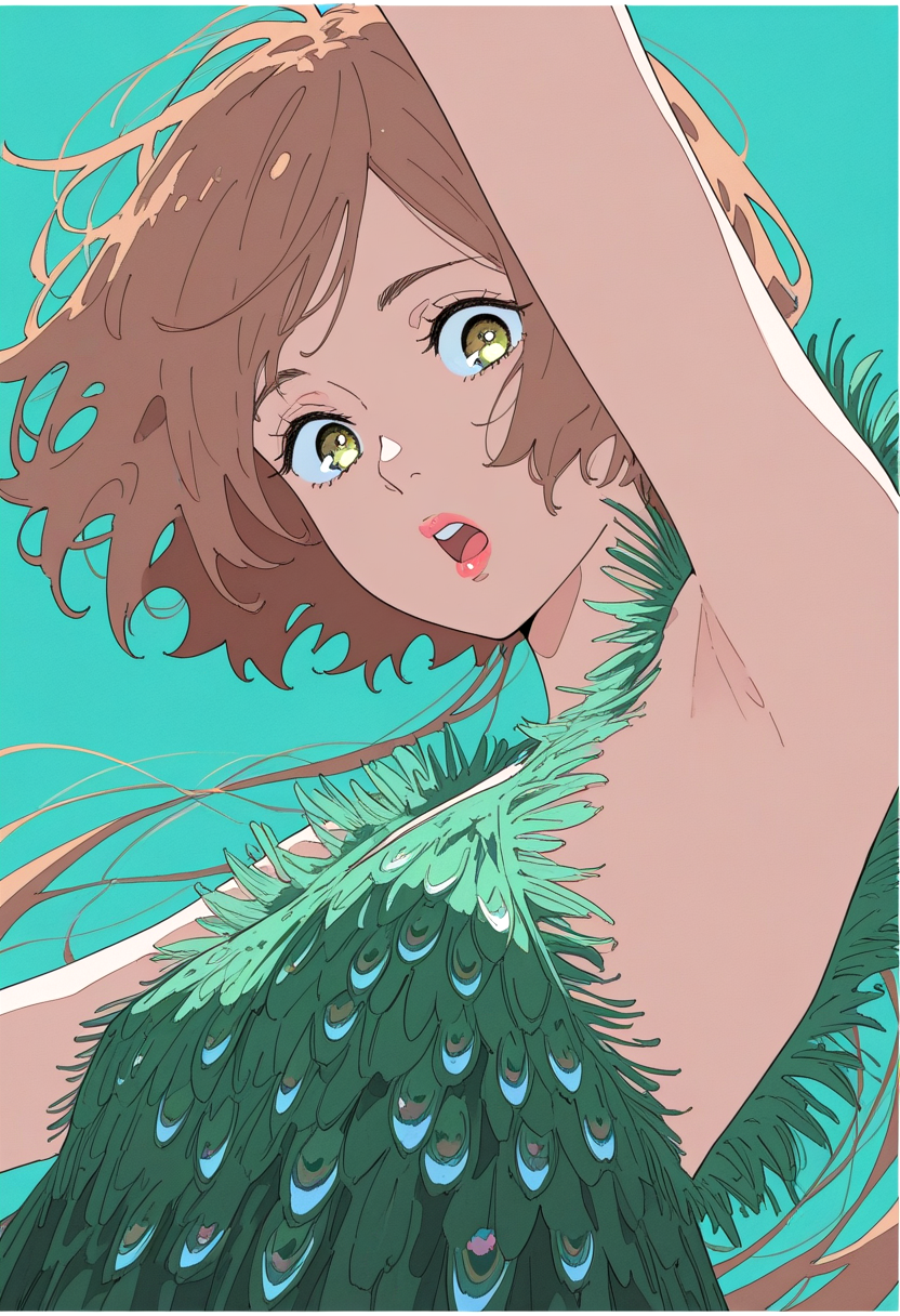 Peacock Girl Collection | chichi-pui（ちちぷい）AIイラスト専用の投稿＆生成サイト